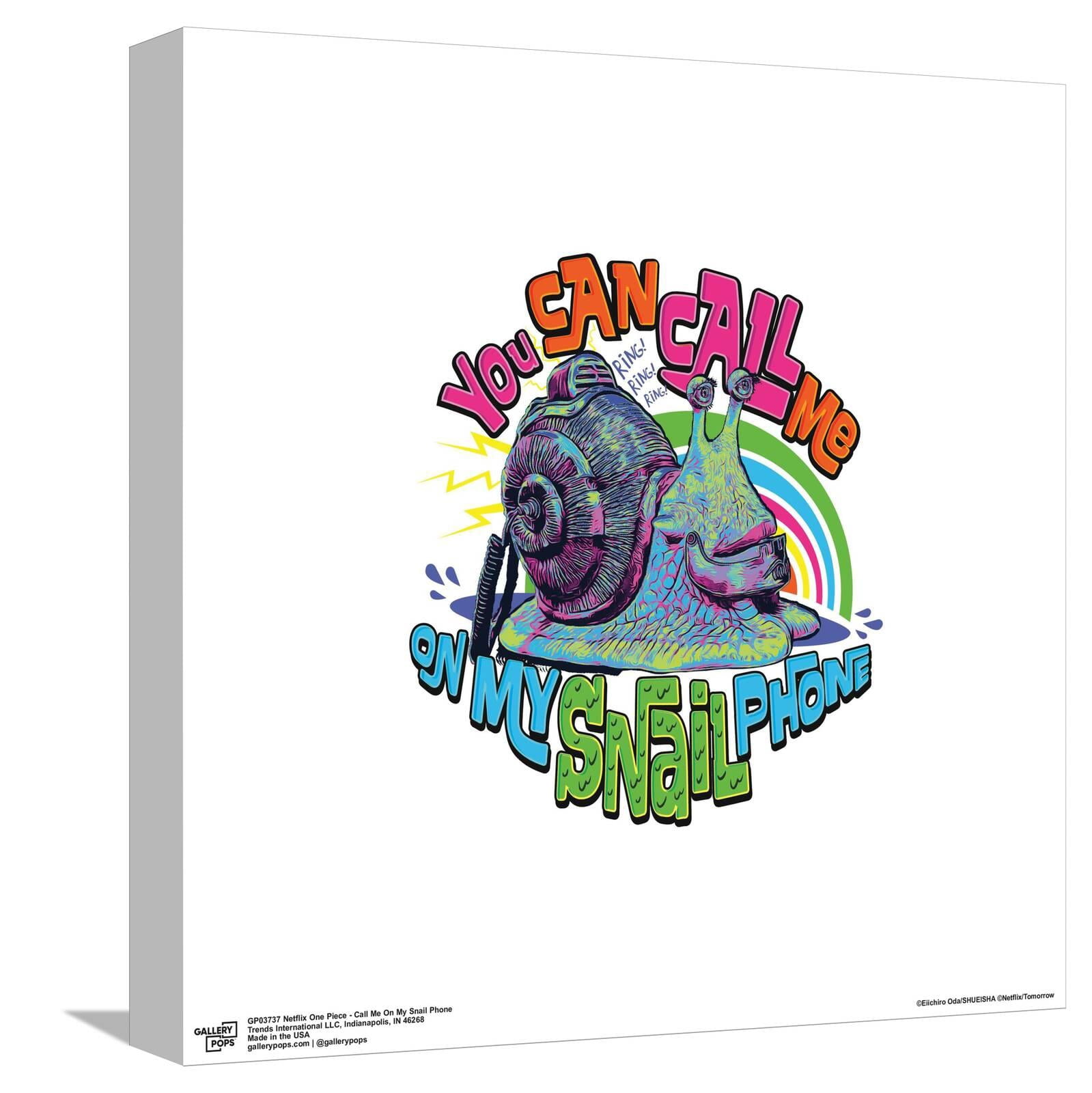 Gallery Pops Netflix One Piece - Call Me On My Snail Phone Canvas Wall ...