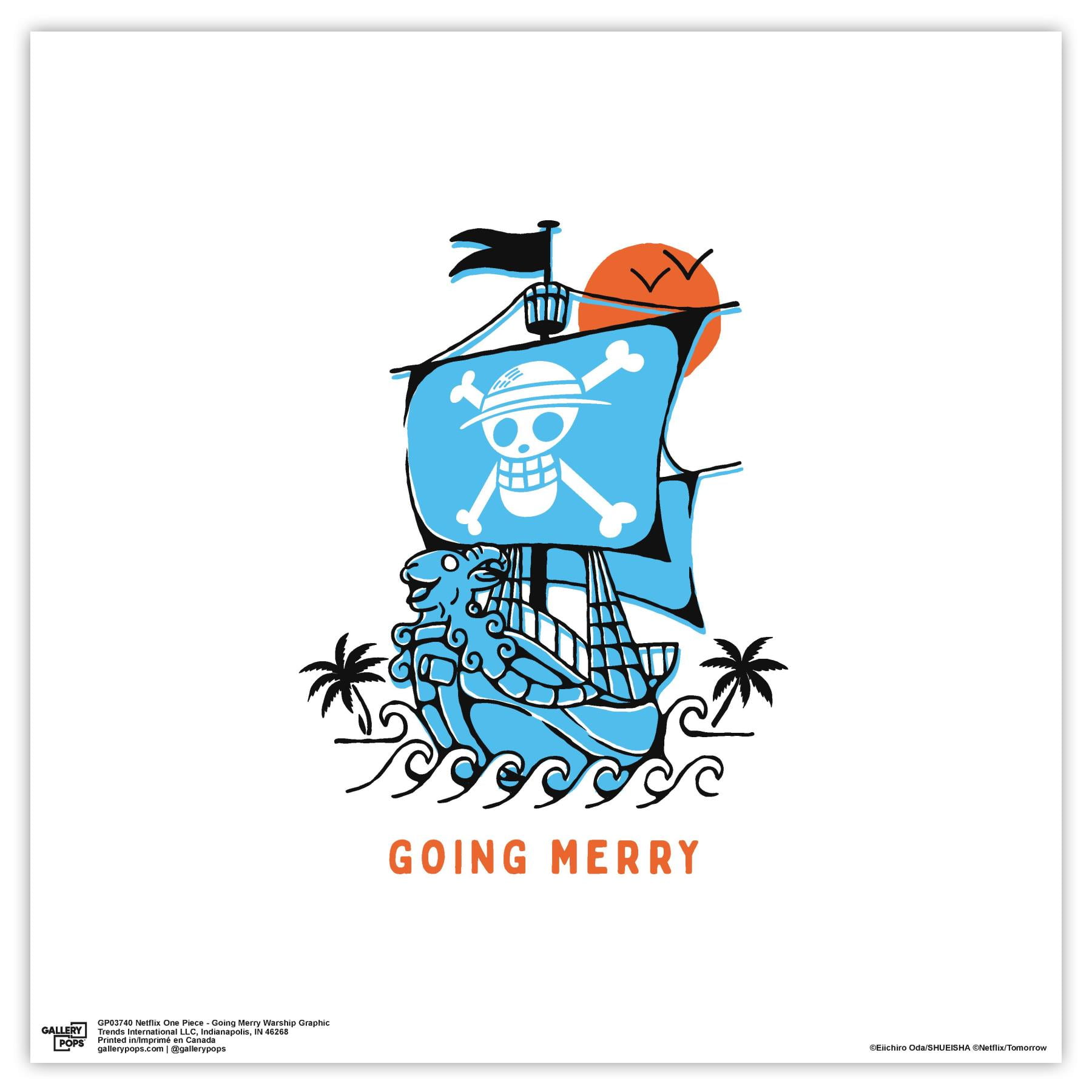 Gallery Pops Netflix One Piece - Going Merry Warship Graphic Wall Art ...