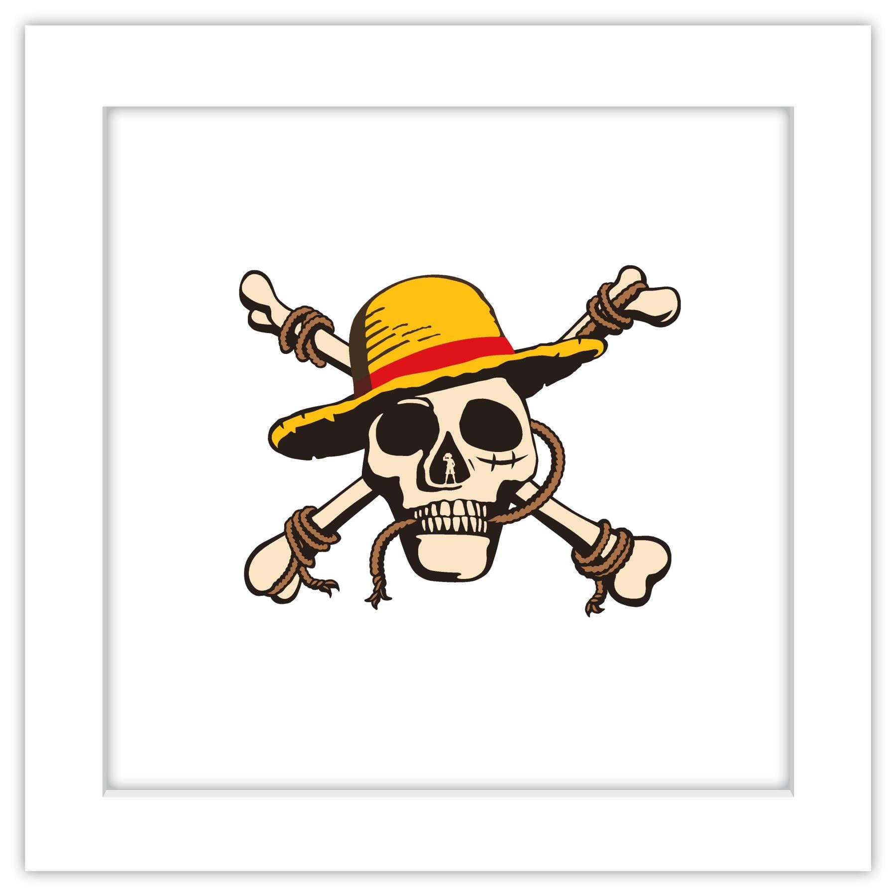 Gallery Pops Netflix One Piece - Jolly Roger Skull And Bones Icon Wall ...