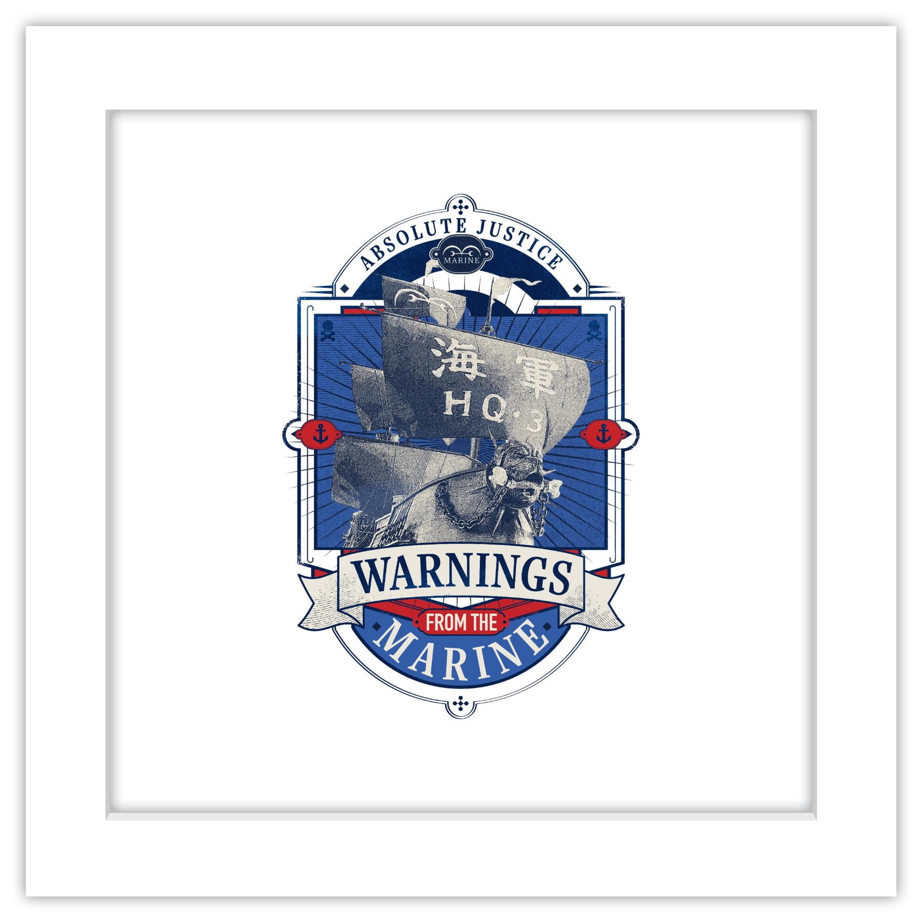 Gallery Pops Netflix One Piece - Warnings From The Marine Graphic Wall ...