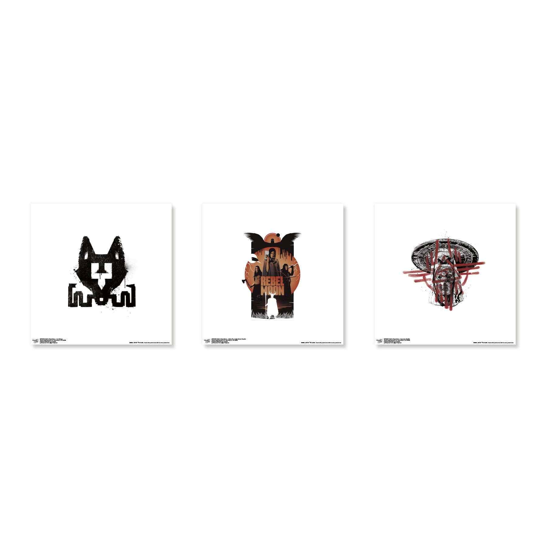 Gallery Pops Netflix Rebel Moon: Part One - Imperium Wall Art Bundle (3 ...