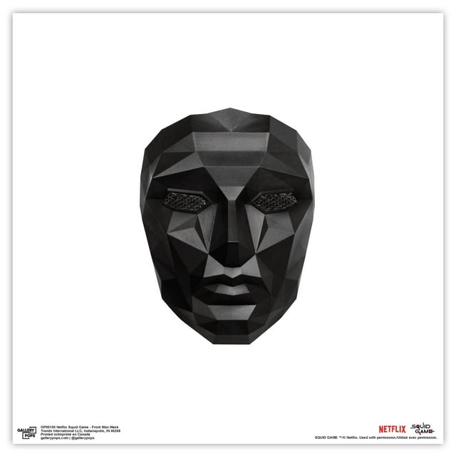 Gallery Pops Netflix Squid Game - Front Man Mask Wall Art, Unframed ...