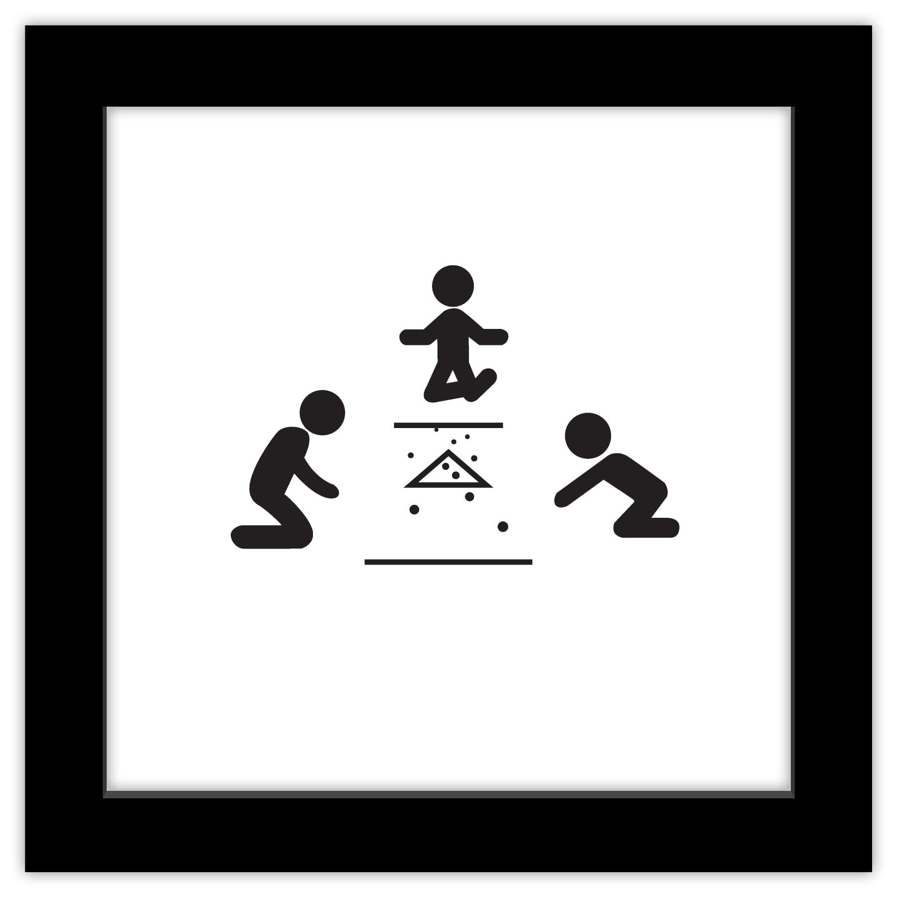 Gallery Pops Netflix Squid Game - Marbles Wall Art, Black Framed ...