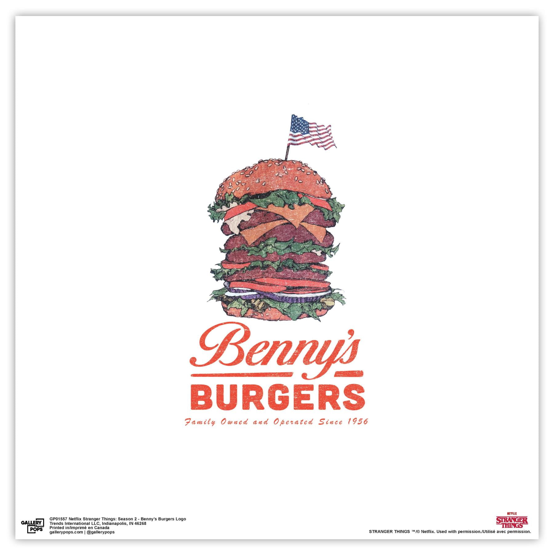 Gallery Pops Netflix Stranger Things: Season 2 - Benny's Burgers Logo ...