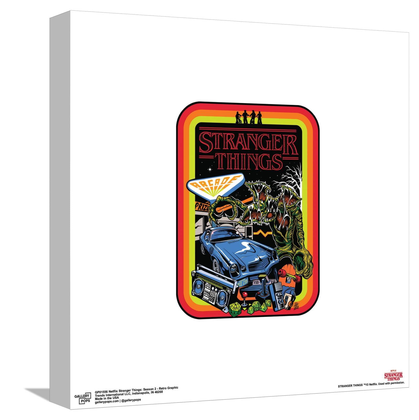 Gallery Pops Netflix Stranger Things: Season 2 - Retro Graphic Canvas ...