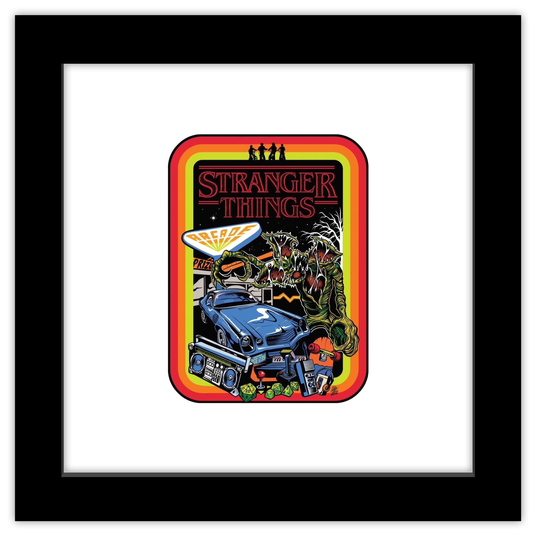 Gallery Pops Netflix Stranger Things: Season 2 - Retro Graphic Wall Art ...