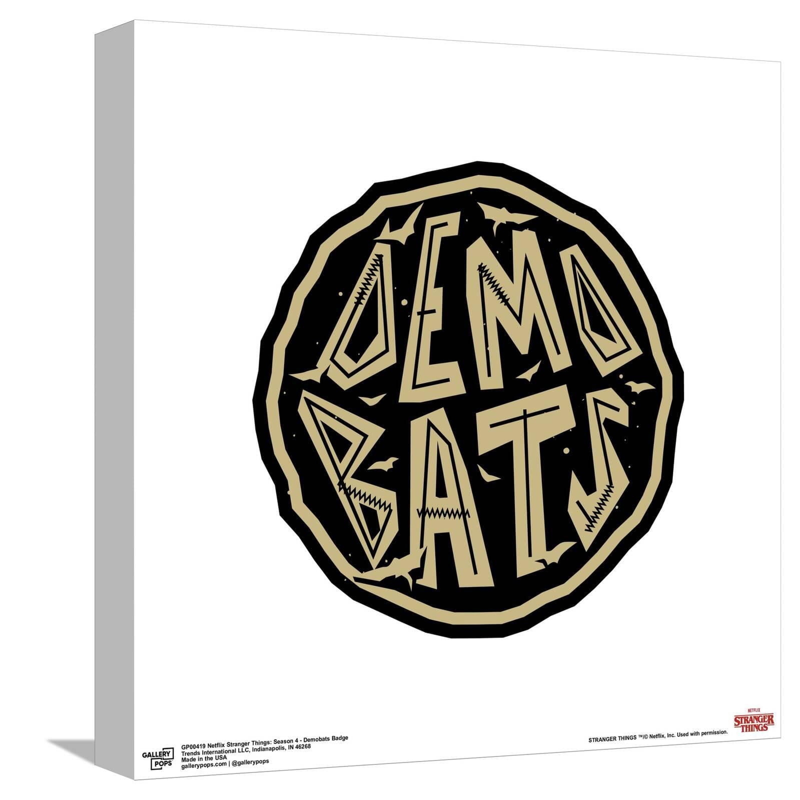 Gallery Pops Netflix Stranger Things: Season 4 - Demo Bats Badge Canvas ...