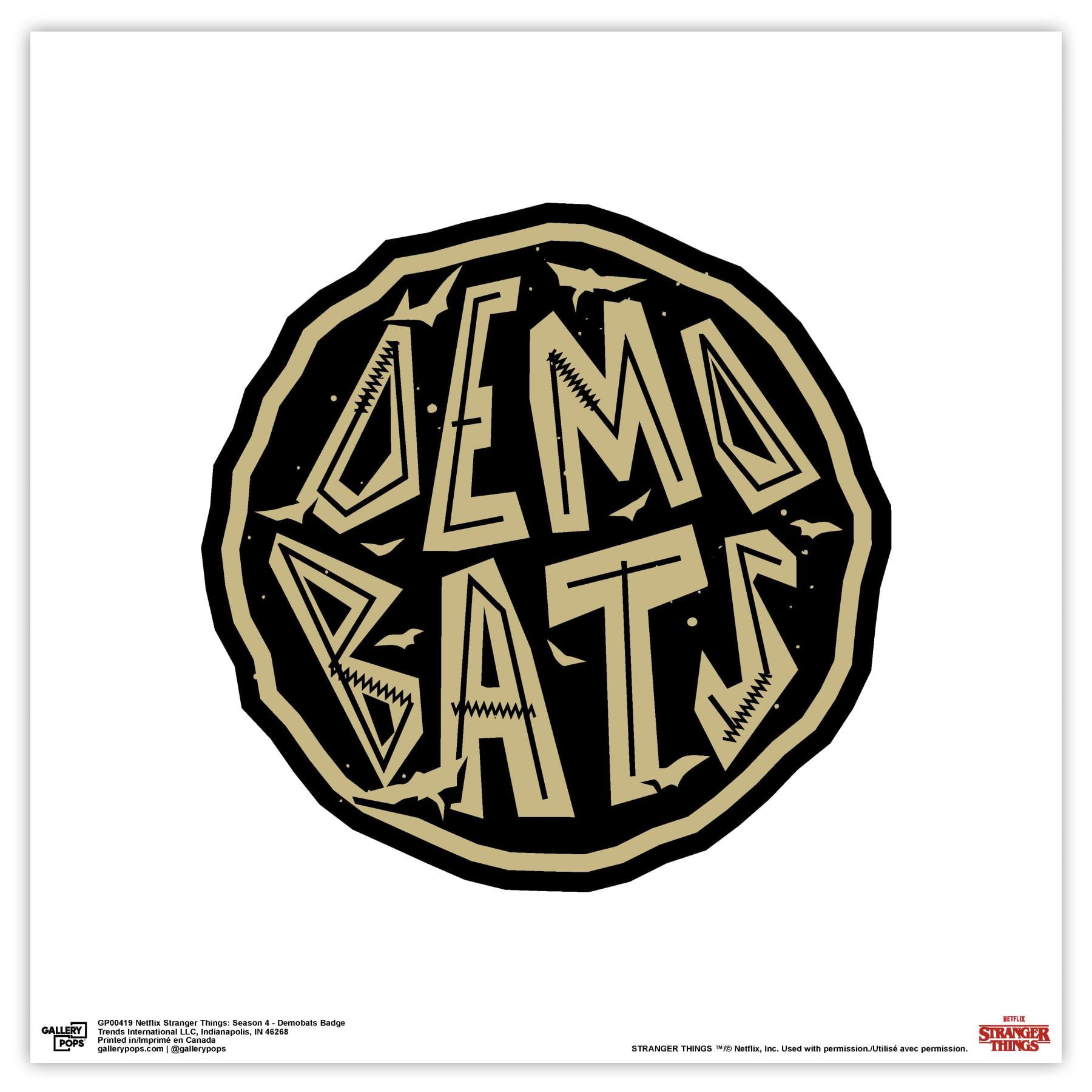 Gallery Pops Netflix Stranger Things: Season 4 - Demo Bats Badge Wall ...