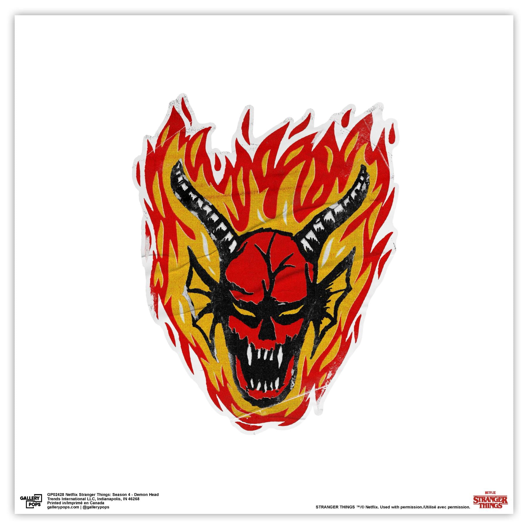 Gallery Pops Netflix Stranger Things: Season 4 - Demon Head Wall Art ...