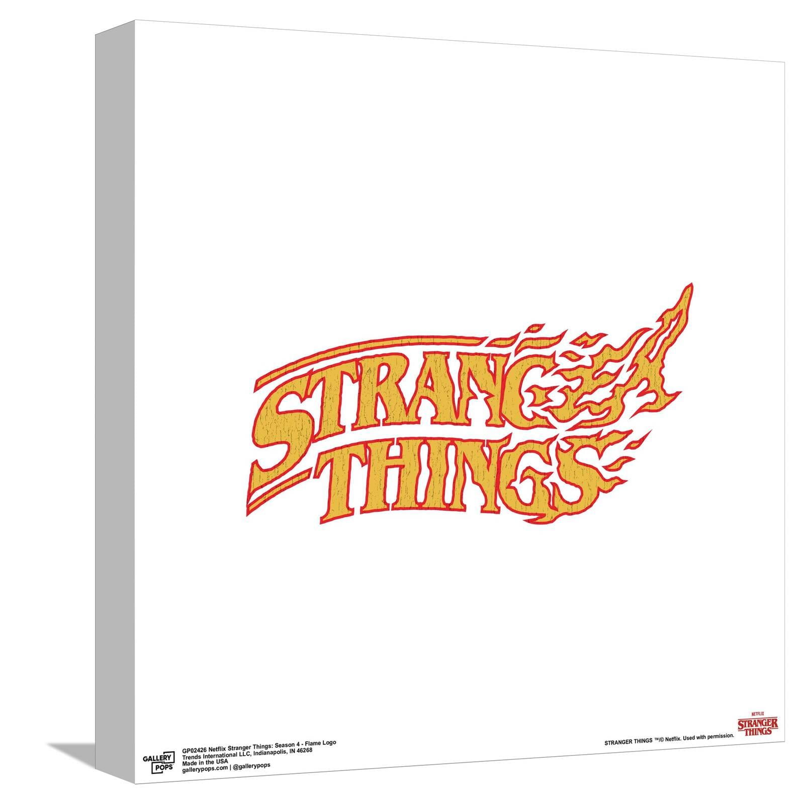Gallery Pops Netflix Stranger Things: Season 4 - Flame Logo Canvas Wall ...