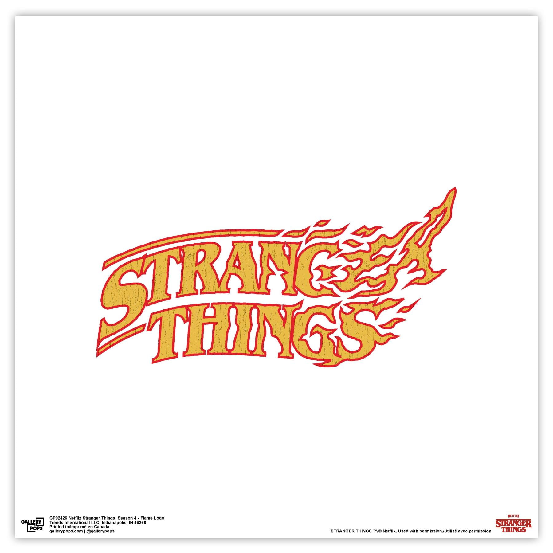 Gallery Pops Netflix Stranger Things: Season 4 - Flame Logo Wall Art ...