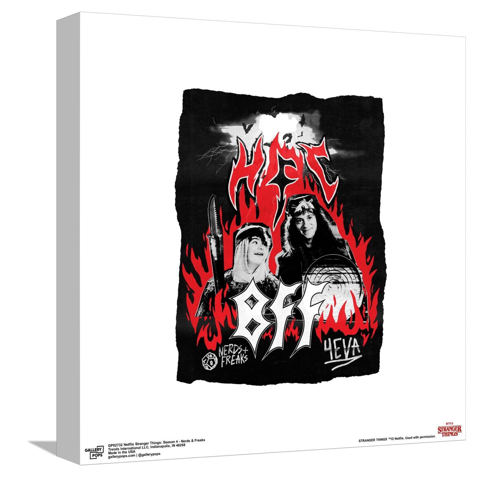 Gallery Pops Netflix Stranger Things: Season 4 - Nerds & Freaks Canvas ...