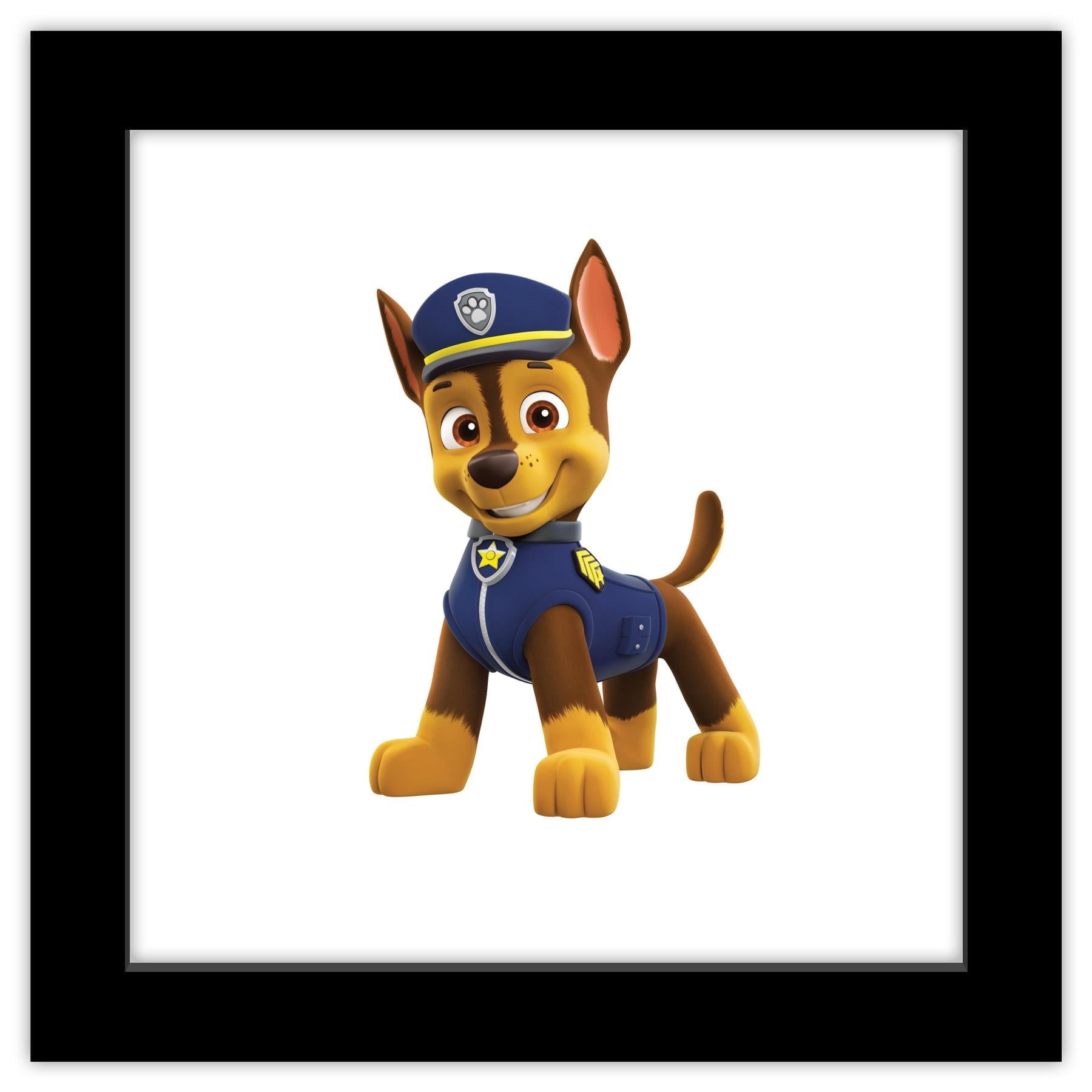 Gallery Pops Nickelodeon PAW Patrol - Chase Wall Art, Black Framed ...