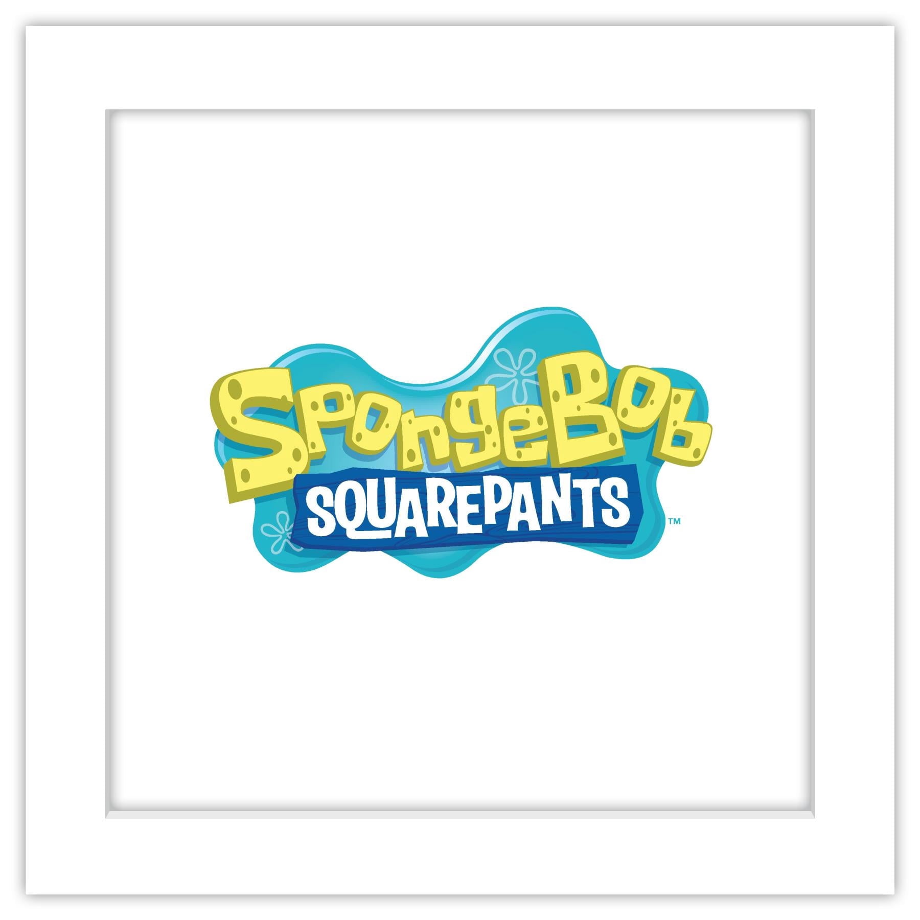 Gallery Pops Nickelodeon SpongeBob SquarePants - Logo Wall Art, White ...