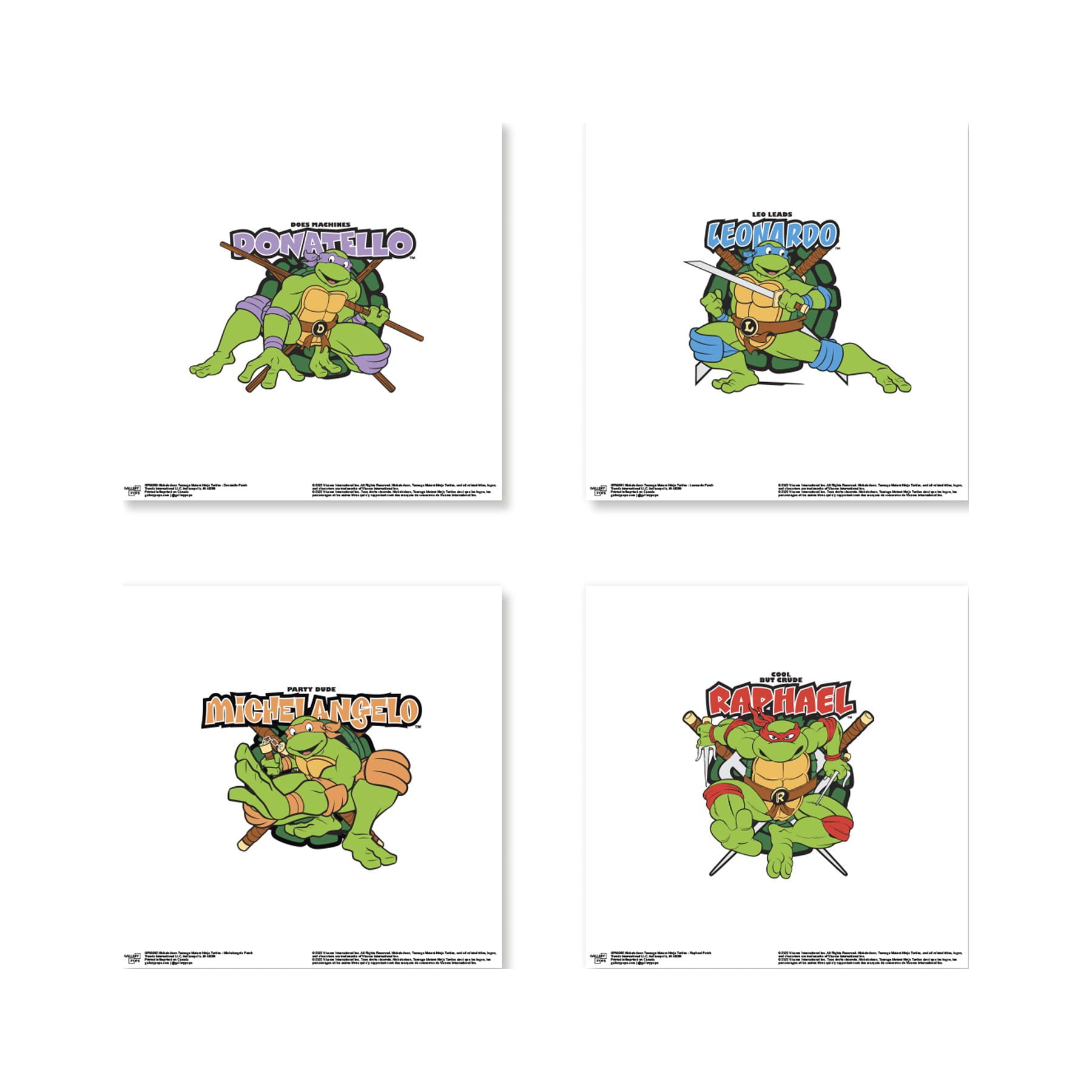 Gallery Pops Nickelodeon Teenage Mutant Ninja Turtles - Badges Wall Art ...