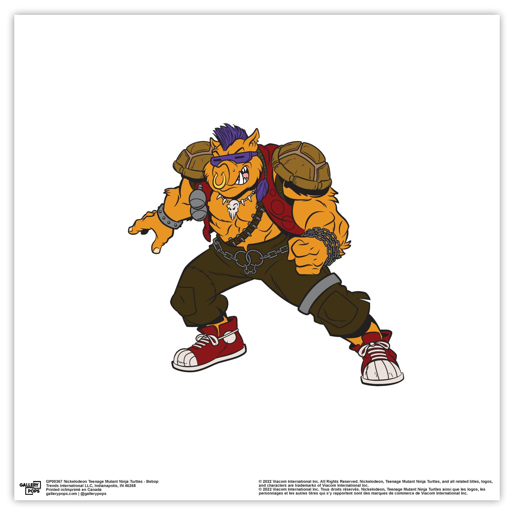 Gallery Pops Nickelodeon Teenage Mutant Ninja Turtles - Bebop Wall Art, Unframed Version, 12" x ...