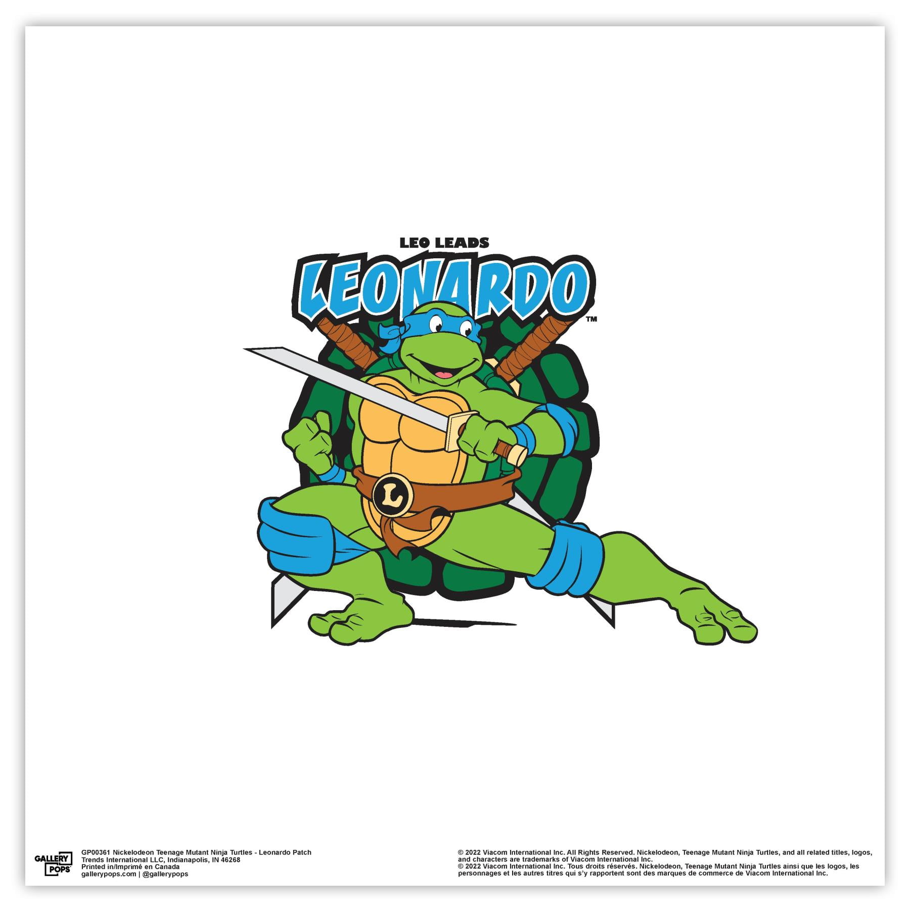 Gallery Pops Nickelodeon Teenage Mutant Ninja Turtles - Leonardo Patch Wall Art, Unframed ...