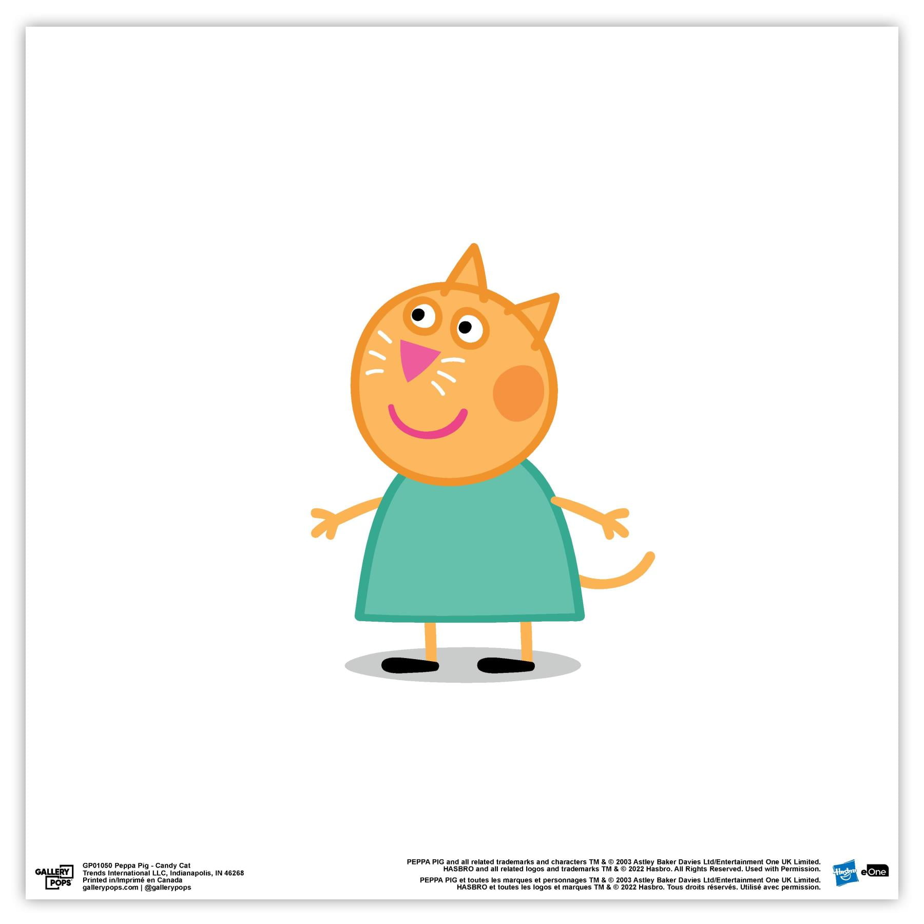 Gallery Pops Peppa Pig - Candy Cat Wall Art - Walmart.com