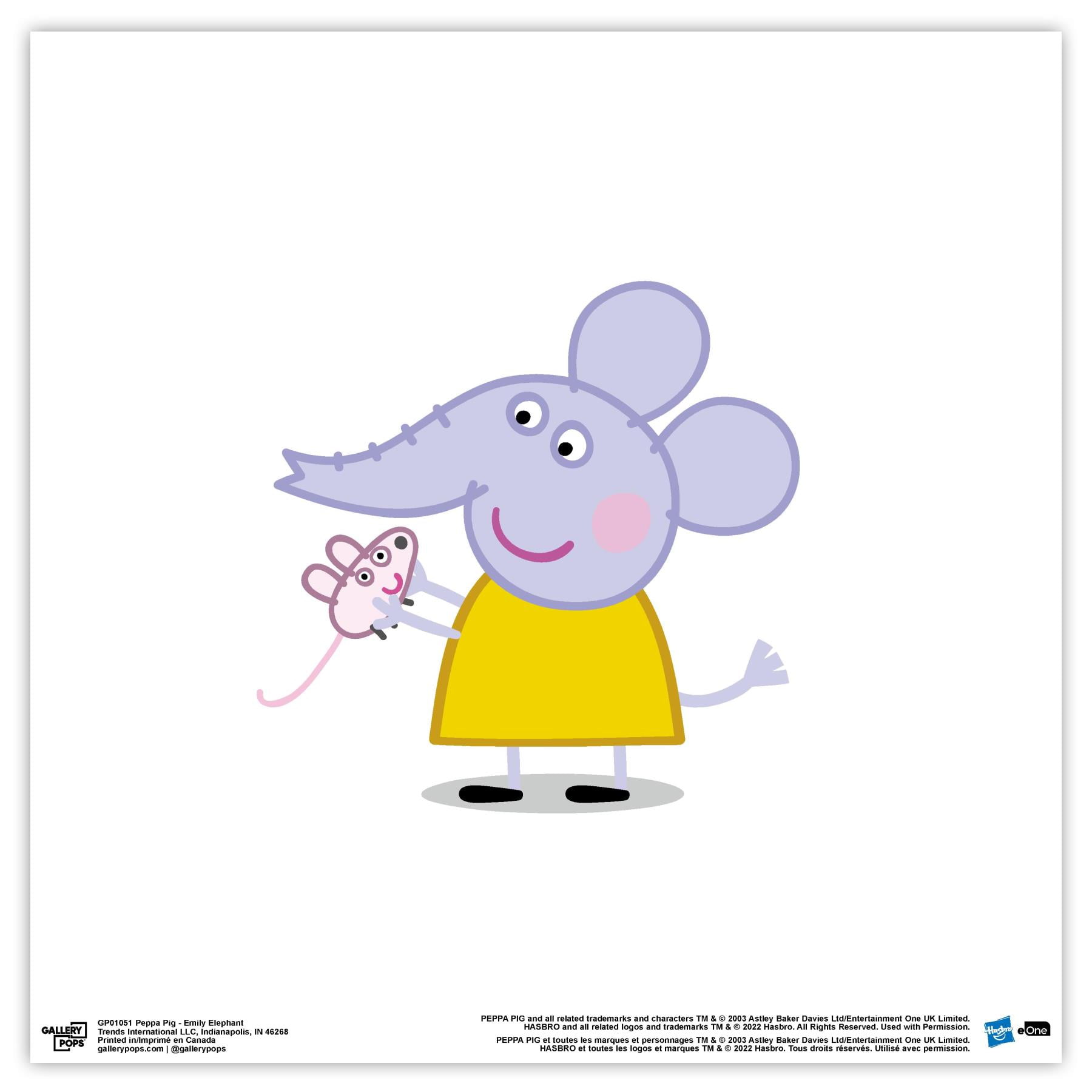 Gallery Pops Peppa Pig - Emily Elephant Wall Art - Walmart.com