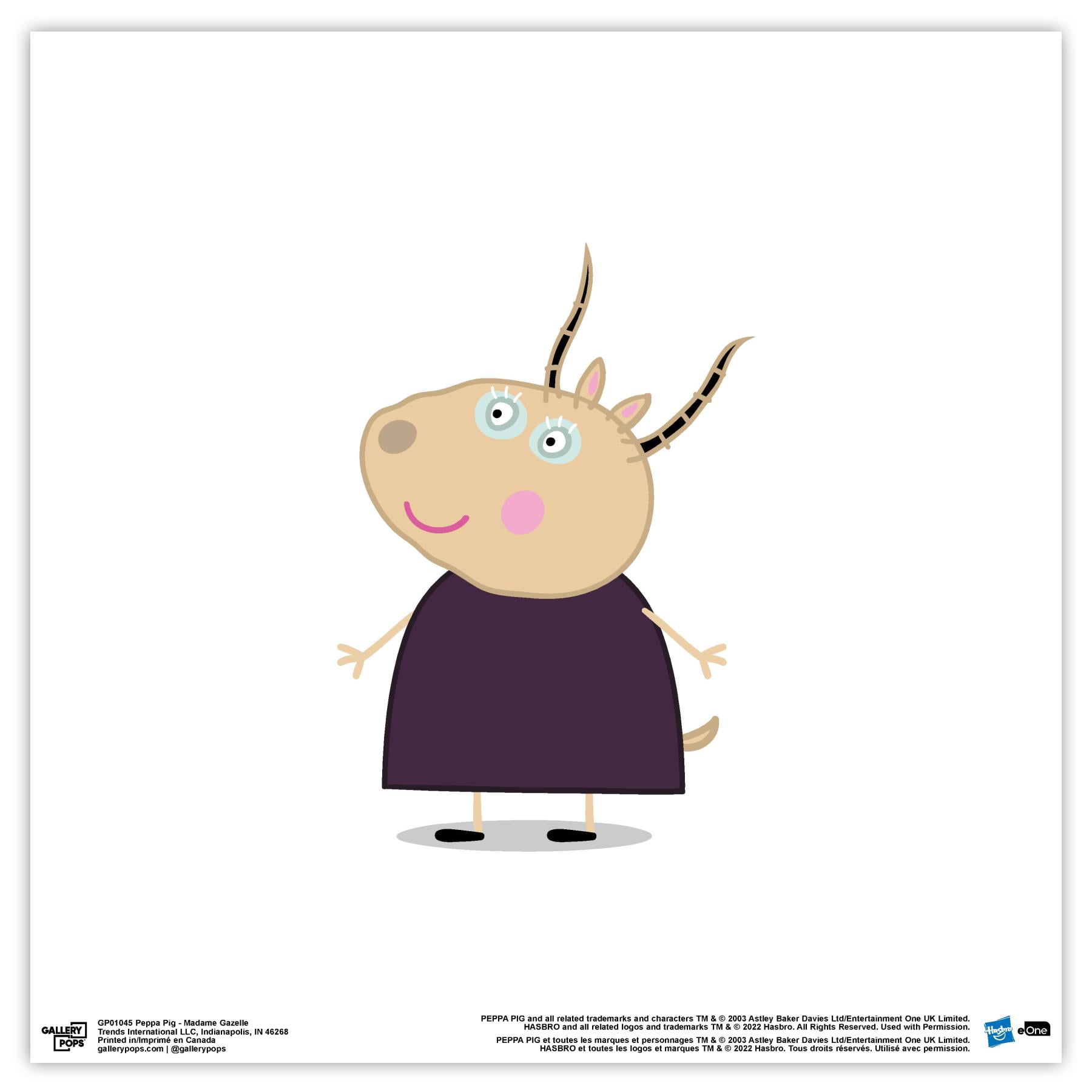 Gallery Pops Peppa Pig - Madame Gazelle Wall Art - Walmart.com