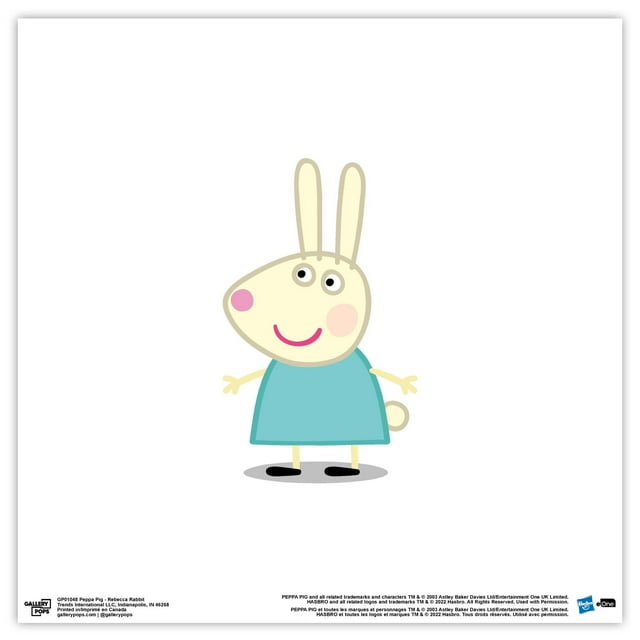 Gallery Pops Peppa Pig - Rebecca Rabbit Wall Art - Walmart.com