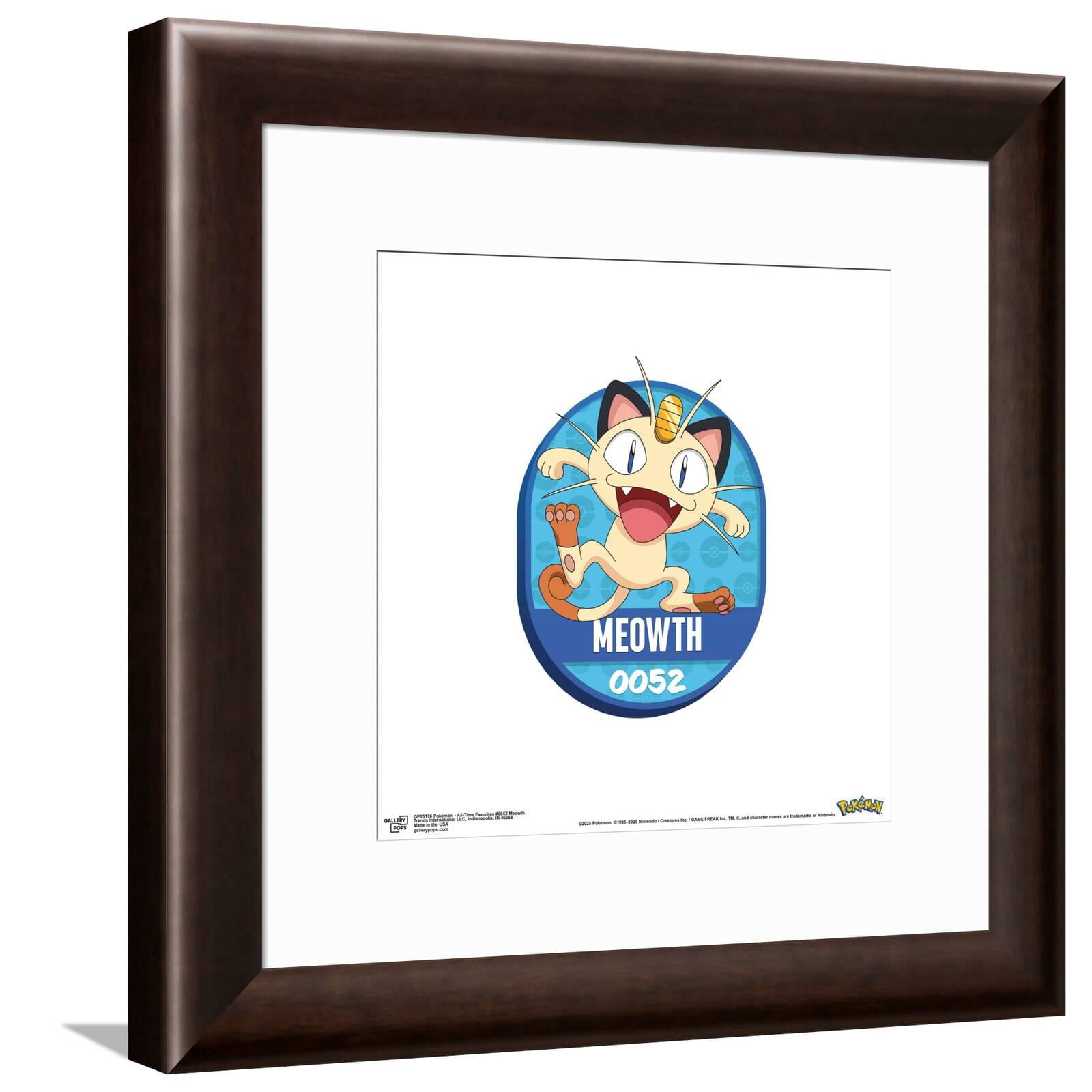 Gallery Pops® Pokémon - All-Time Favorites #0052 Meowth Canvas Wall Art ...