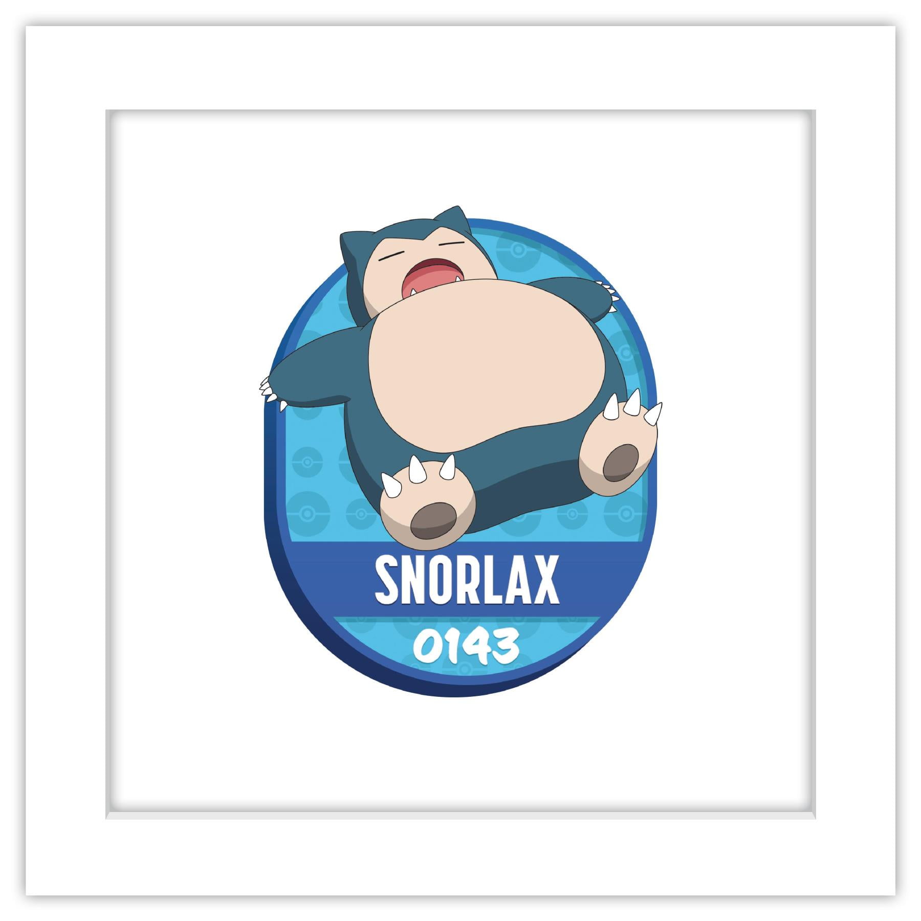 Gallery Pops Pokémon - All-Time Favorites #0143 Snorlax Wall Art, White ...