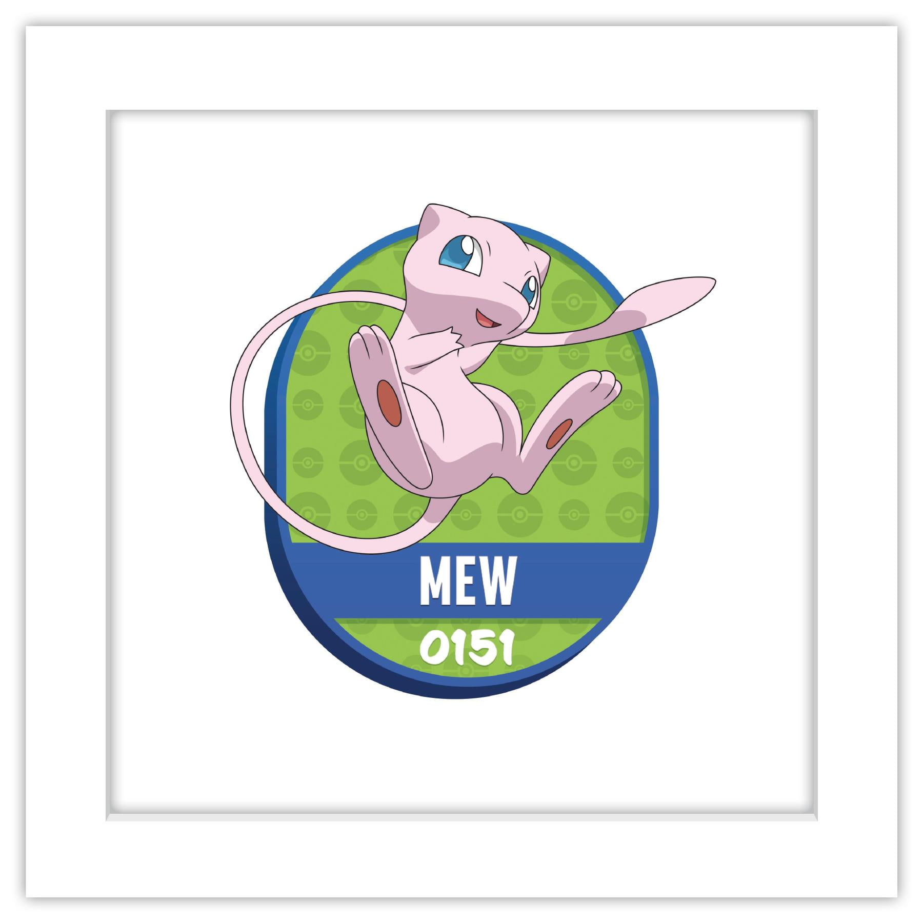 Gallery Pops® Pokémon - All-Time Favorites #0151 Mew Wall Art, White ...