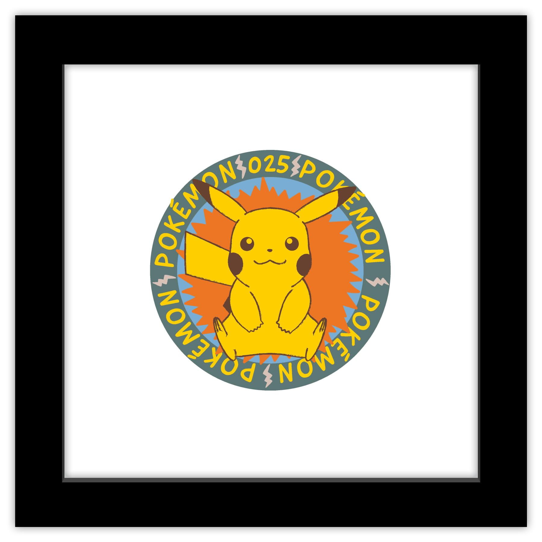 Gallery Pops Pokémon - Peaceful Nature Pikachu Badge Artwork Wall Art ...