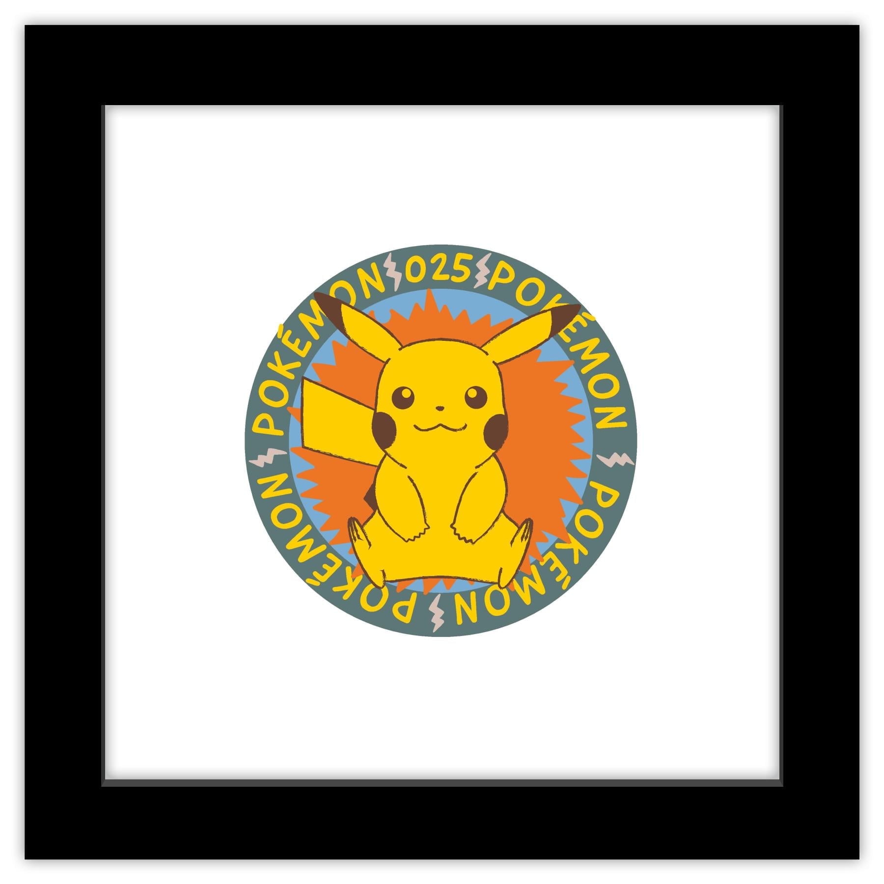 Gallery Pops Pokemon - Peaceful Nature Pikachu Badge Artwork Wall Art ...