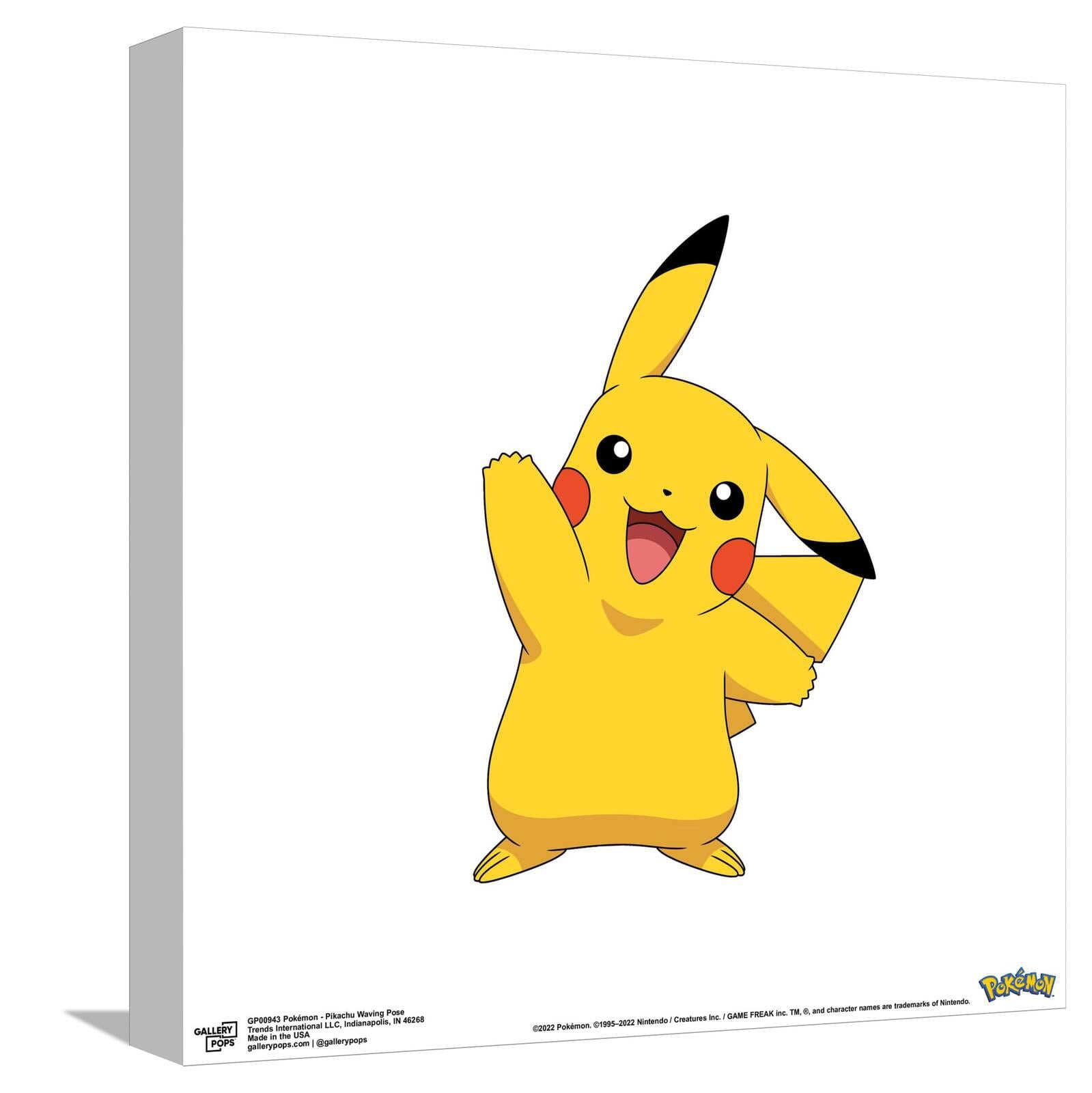 Gallery Pops Pokémon - Pikachu Waving Pose Canvas Wall Art, Unframed ...