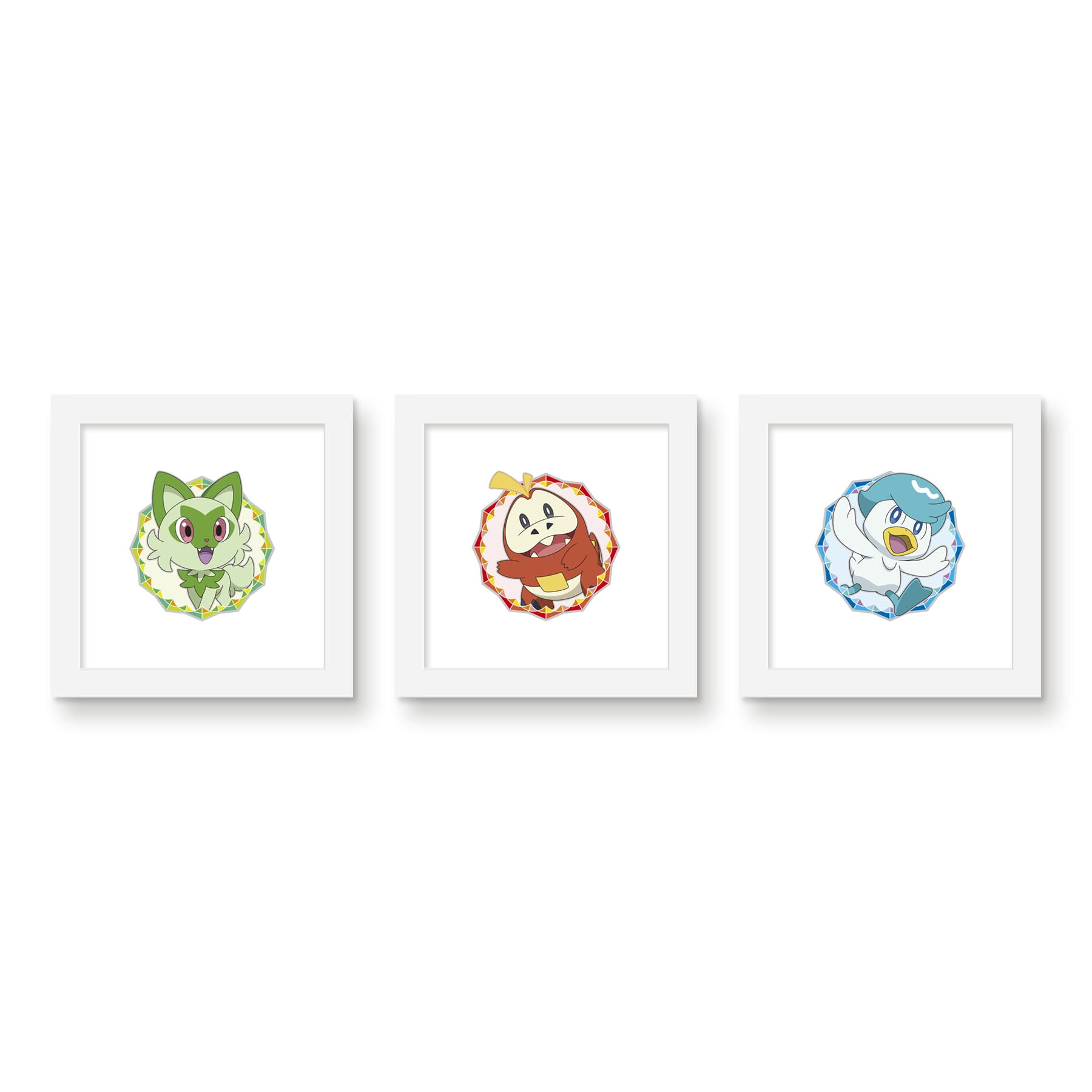 Gallery Pops Pokémon - Scarlet Violet Sparkle Wall Art Bundle (3-Pack ...