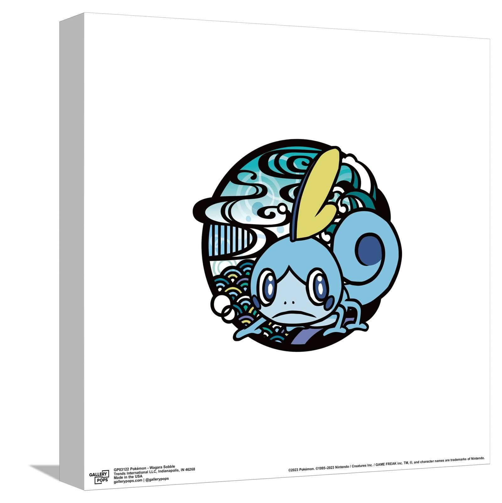 Gallery Pops Pokémon - Wagara Sobble Canvas Wall Art, Unframed Version ...