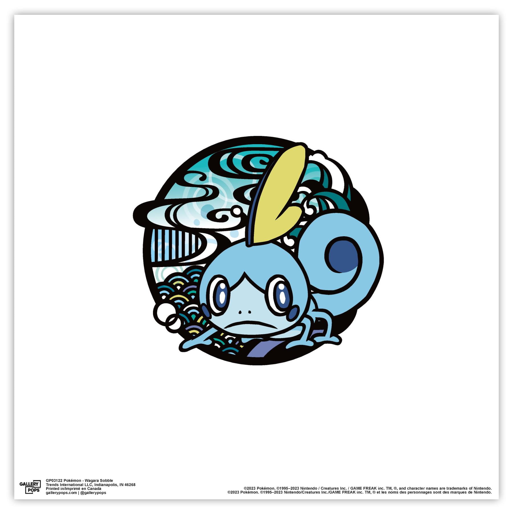 Gallery Pops Pokemon - Wagara Sobble Wall Art, Unframed Version, 12" x ...