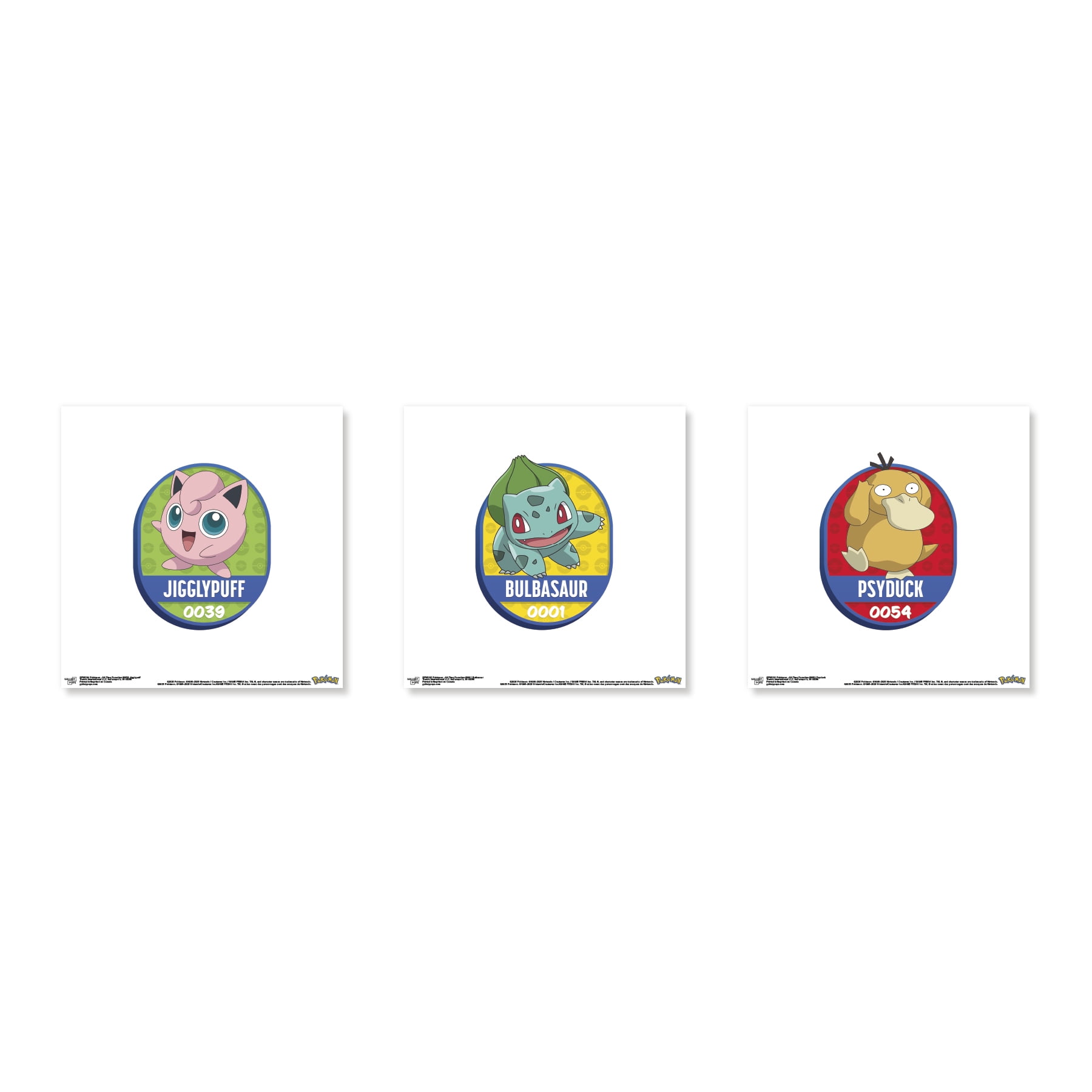 Gallery Pops® Pokemon All-Time Favorites 2 Wall Art Bundle (3-Pack ...
