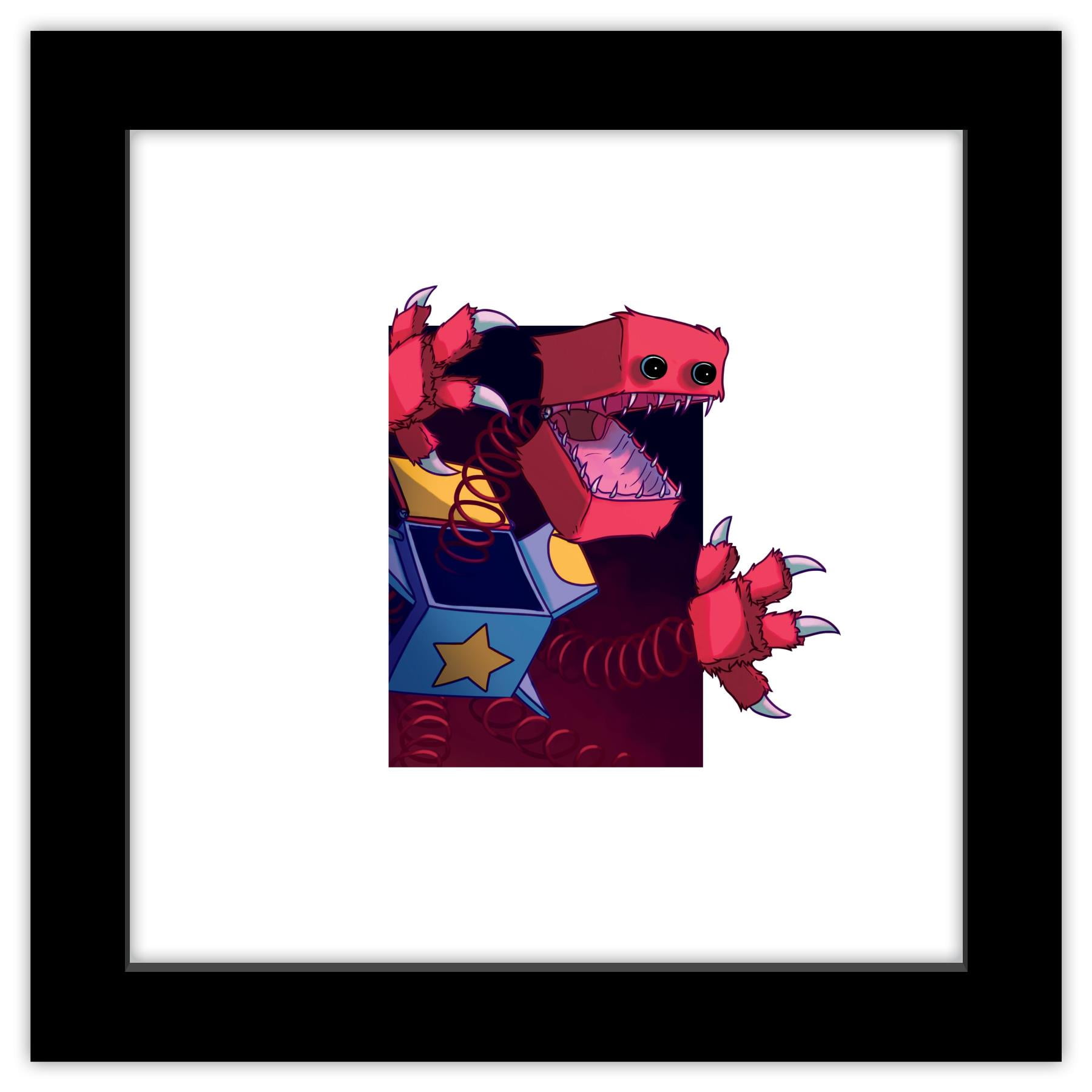Gallery Pops Poppy Playtime - Boxy Boo Frame Break Wall Art, Black ...