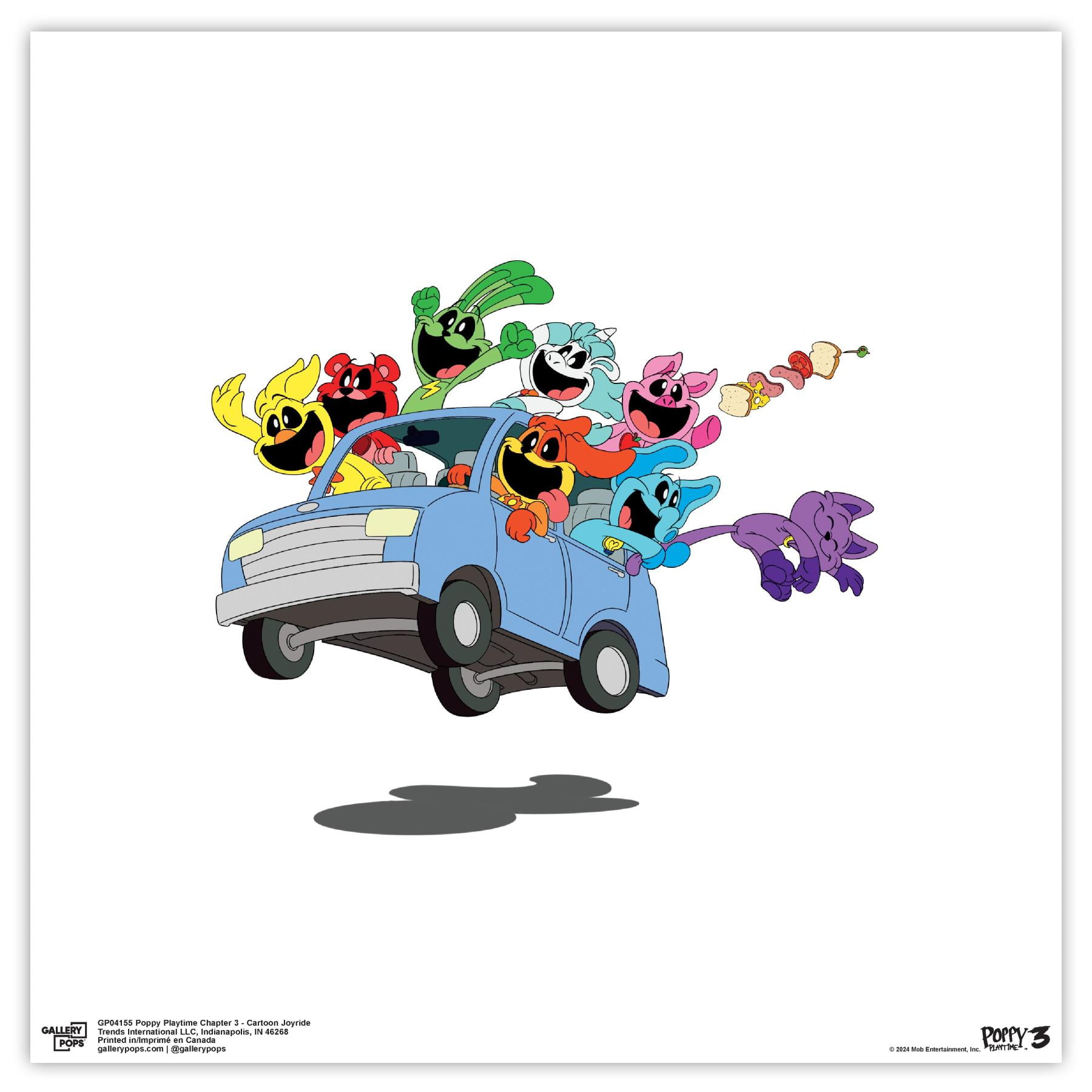 Gallery Pops Poppy Playtime: Chapter 3 - Cartoon Joyride Wall Art ...