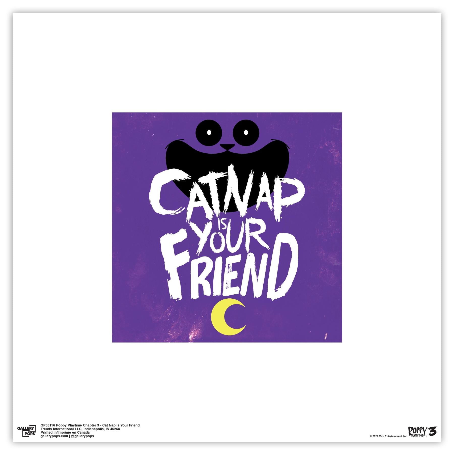 Gallery Pops Poppy Playtime: Chapter 3 - Cat Nap Is Your Friend Wall ...