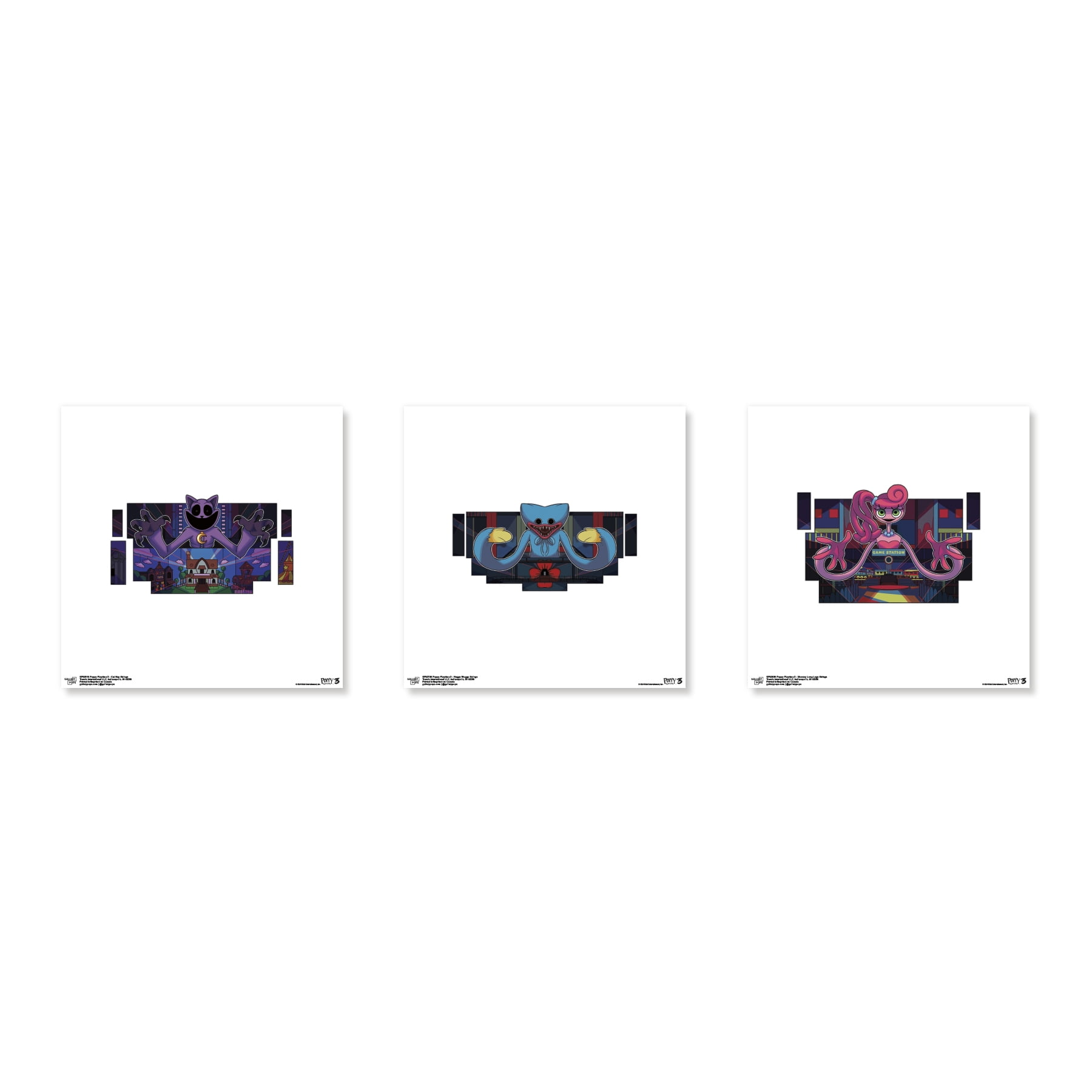 Gallery Pops Poppy Playtime: Chapter 3 - Strings Wall Art Bundle (3 ...