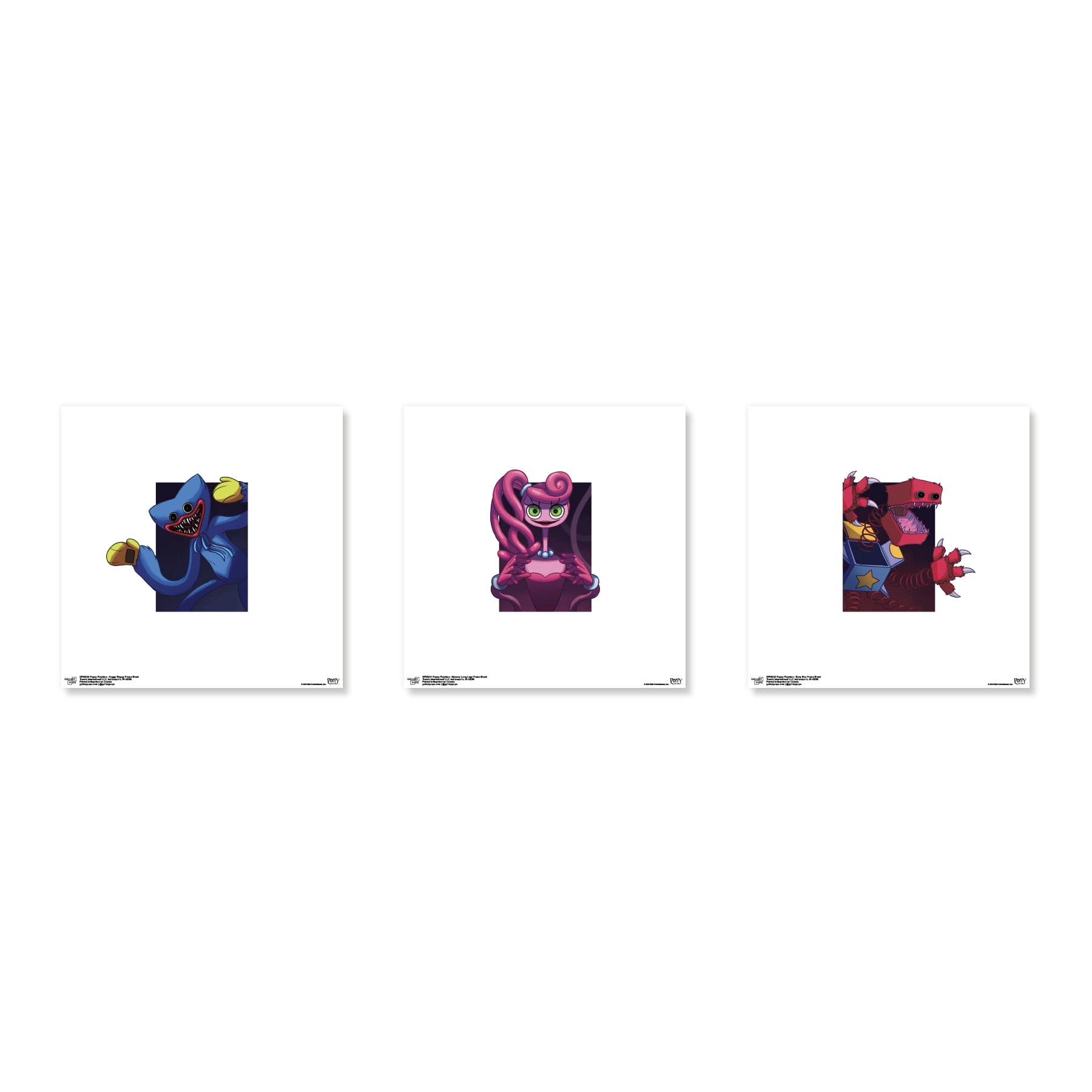 Gallery Pops Poppy Playtime - Character Panel Wall Art Bundle (3-Pack ...