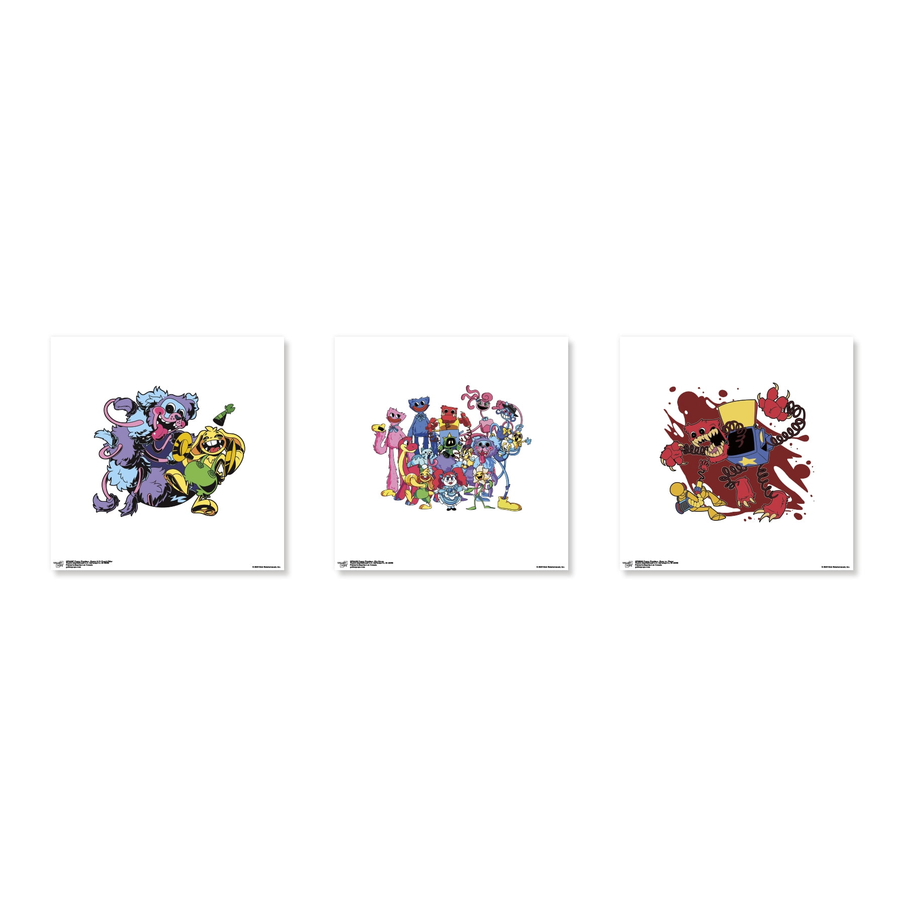 Gallery Pops Poppy Playtime - Critters Wall Art Bundle (3-Pack ...
