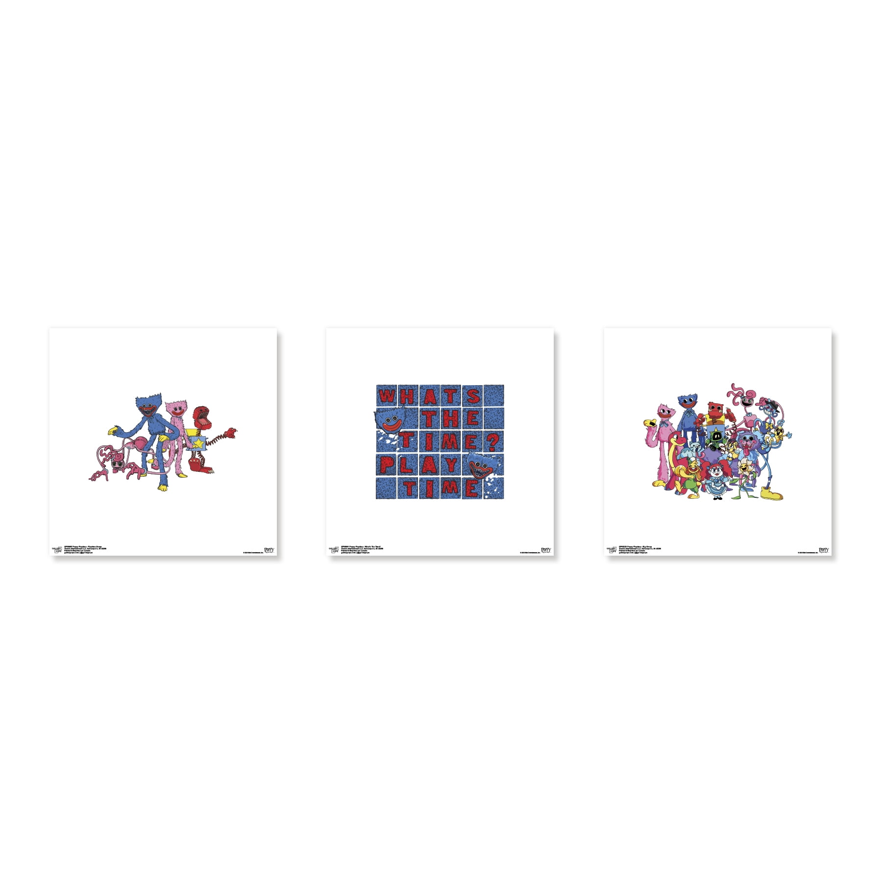 Gallery Pops Poppy Playtime - Factory Wall Art Bundle (3-Pack ...