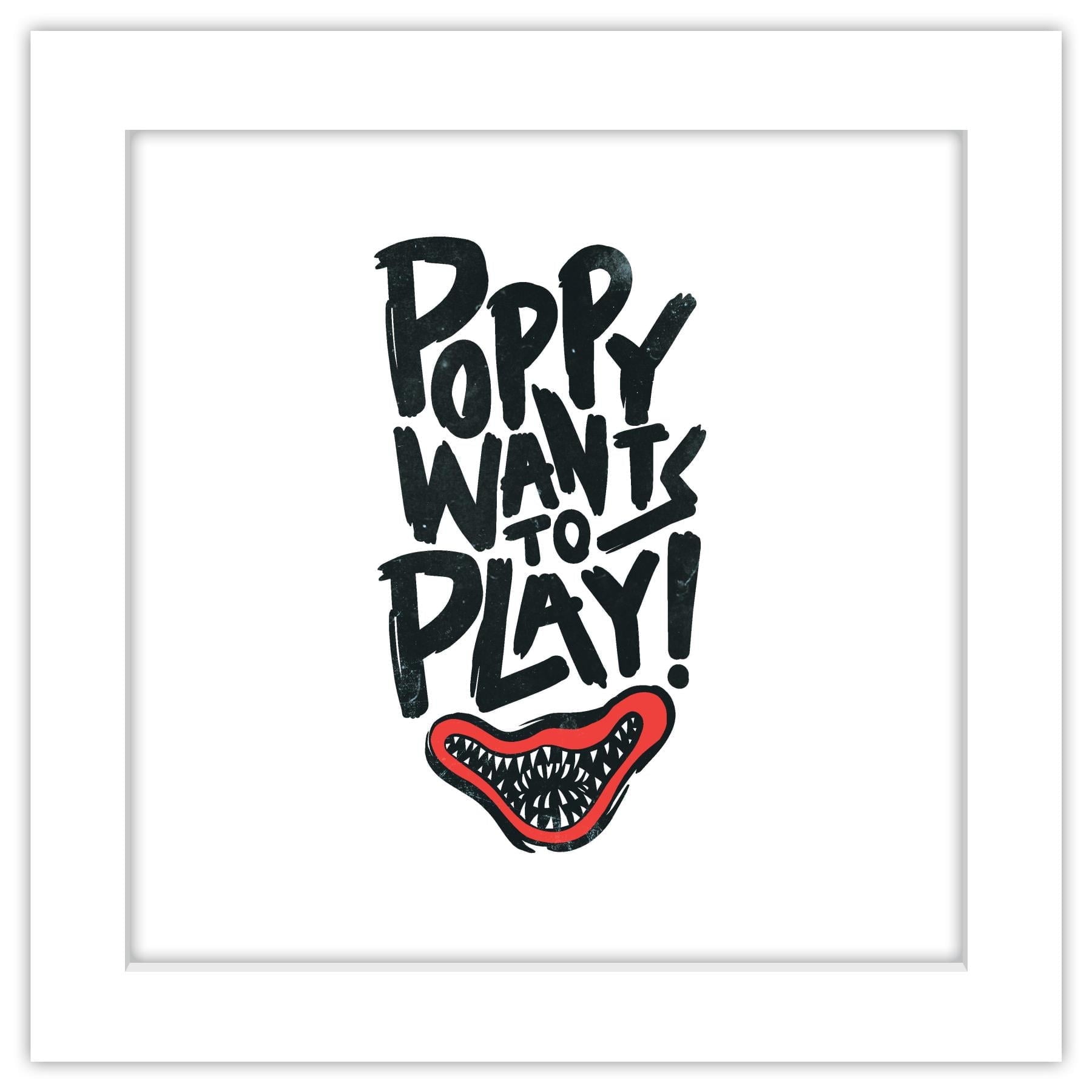 Gallery Pops Poppy Playtime - Poppy Wants to Play Wall Art, White ...