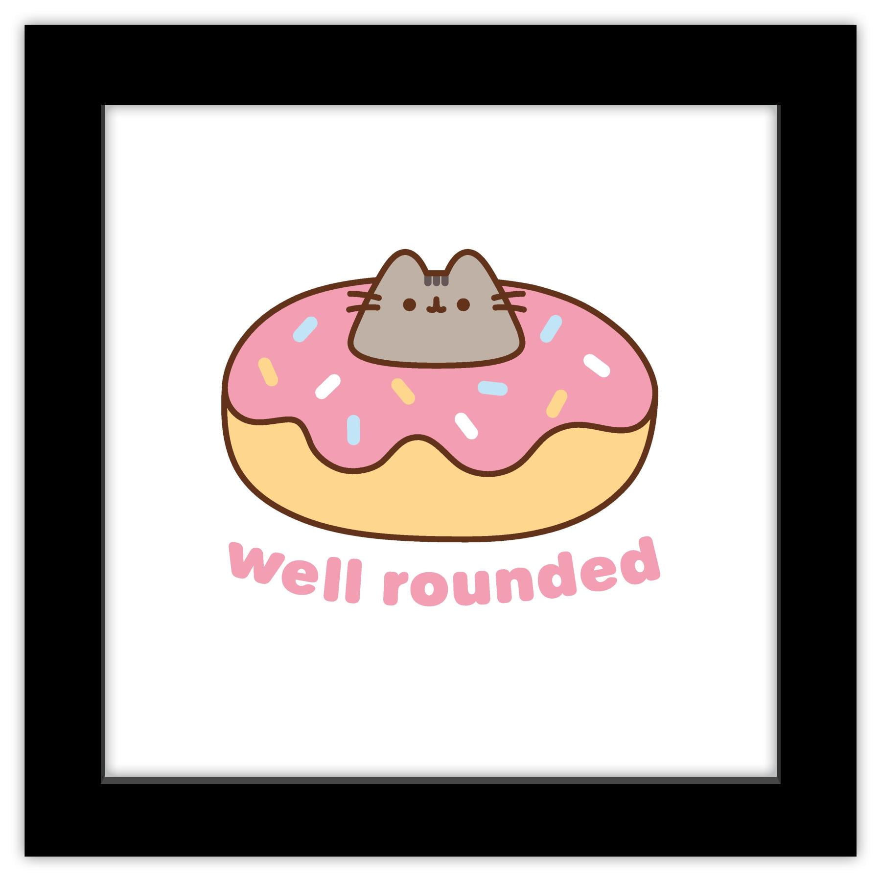 Gallery Pops Pusheen - Well Rounded Wall Art, Black Framed Version, 12 ...