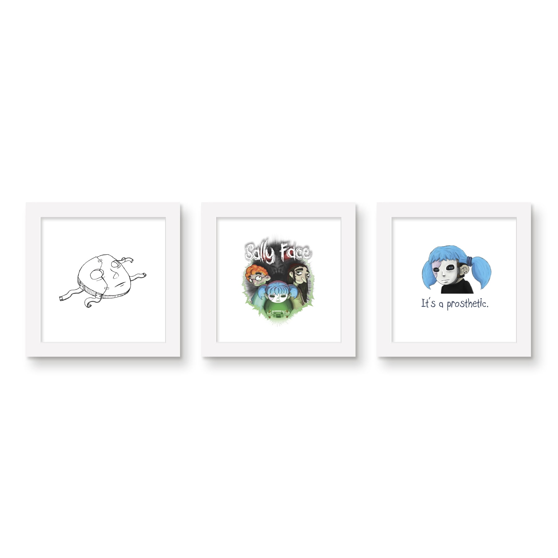 Gallery Pops Sally Face - Dark Mystery Wall Art Bundle (3-Pack ...