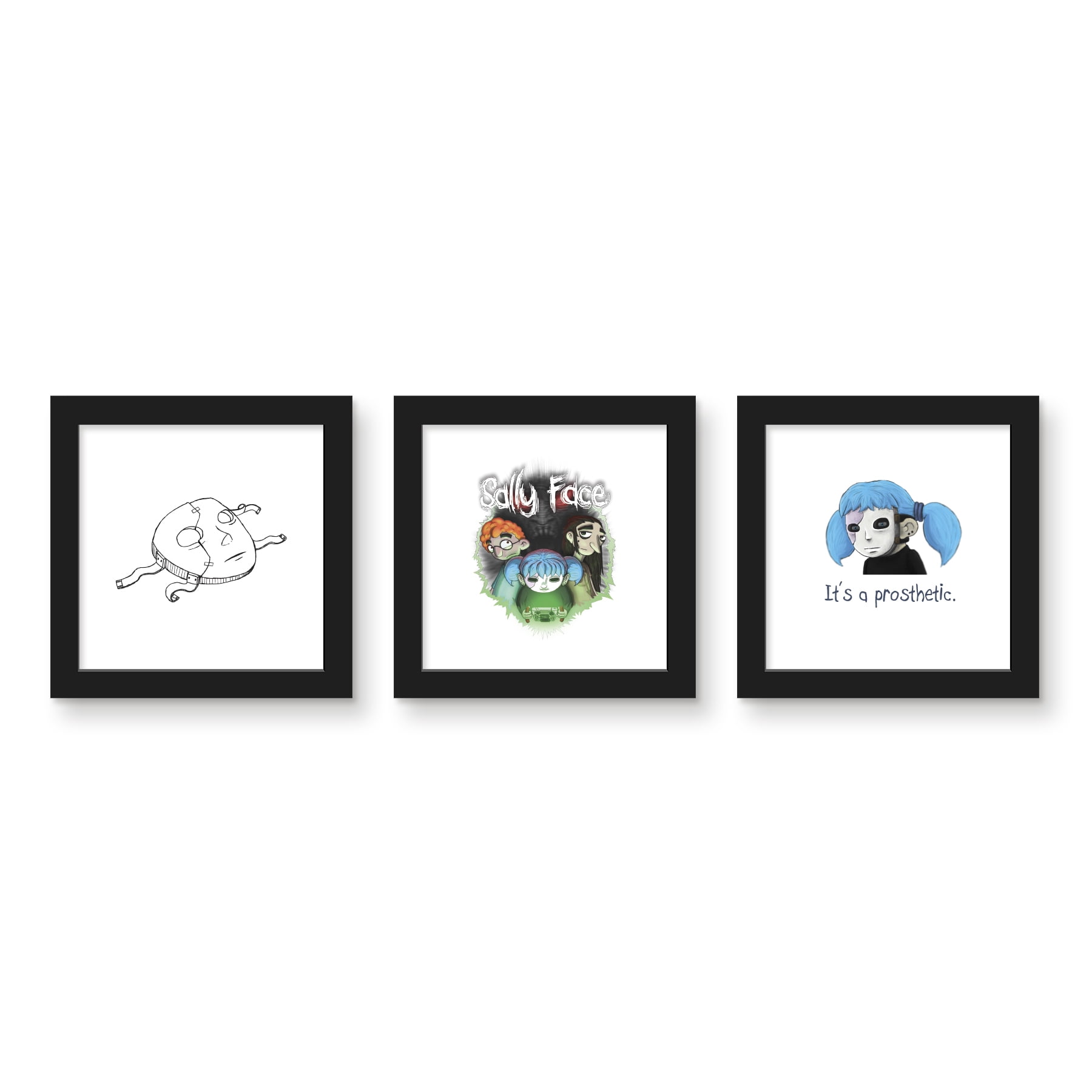 Gallery Pops Sally Face - Dark Mystery Wall Art Bundle (3-Pack ...