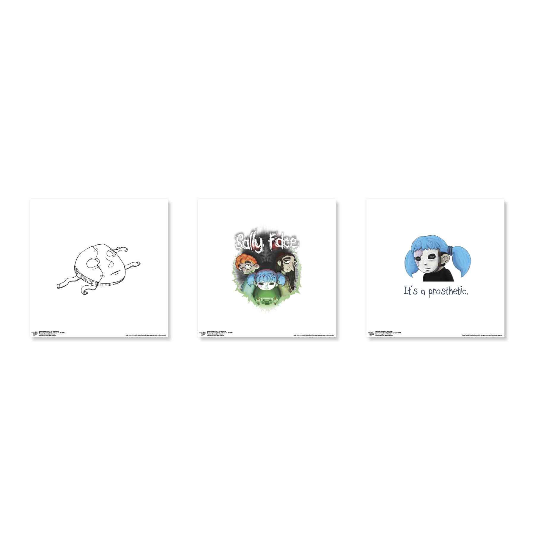 Gallery Pops Sally Face - Dark Mystery Wall Art Bundle (3-Pack ...