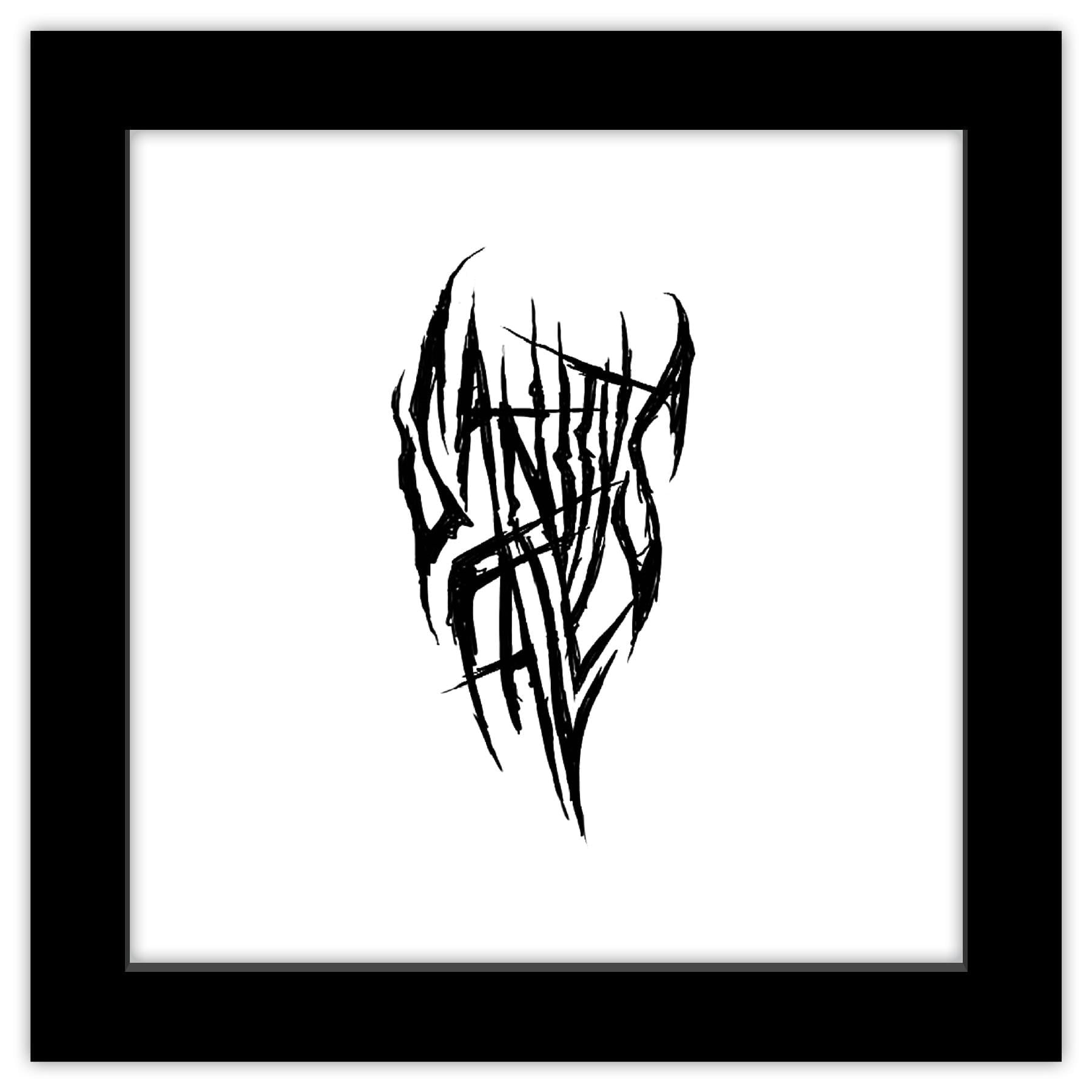 Gallery Pops Sally Face - Sanity's Falls Logo Wall Art, Black Framed ...