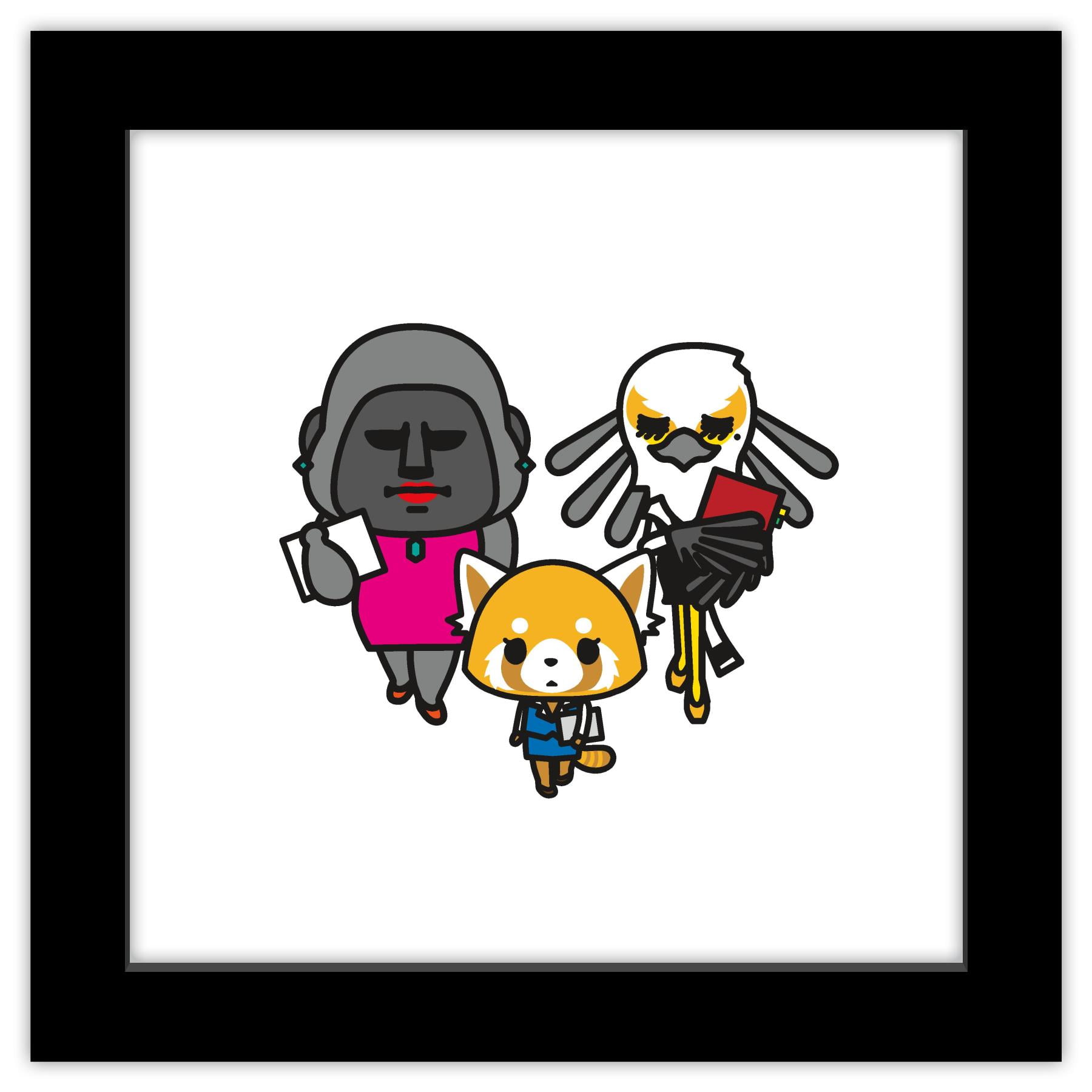 Gallery Pops Sanrio Aggretsuko - Gori Washimi Restsuko Group Wall Art ...