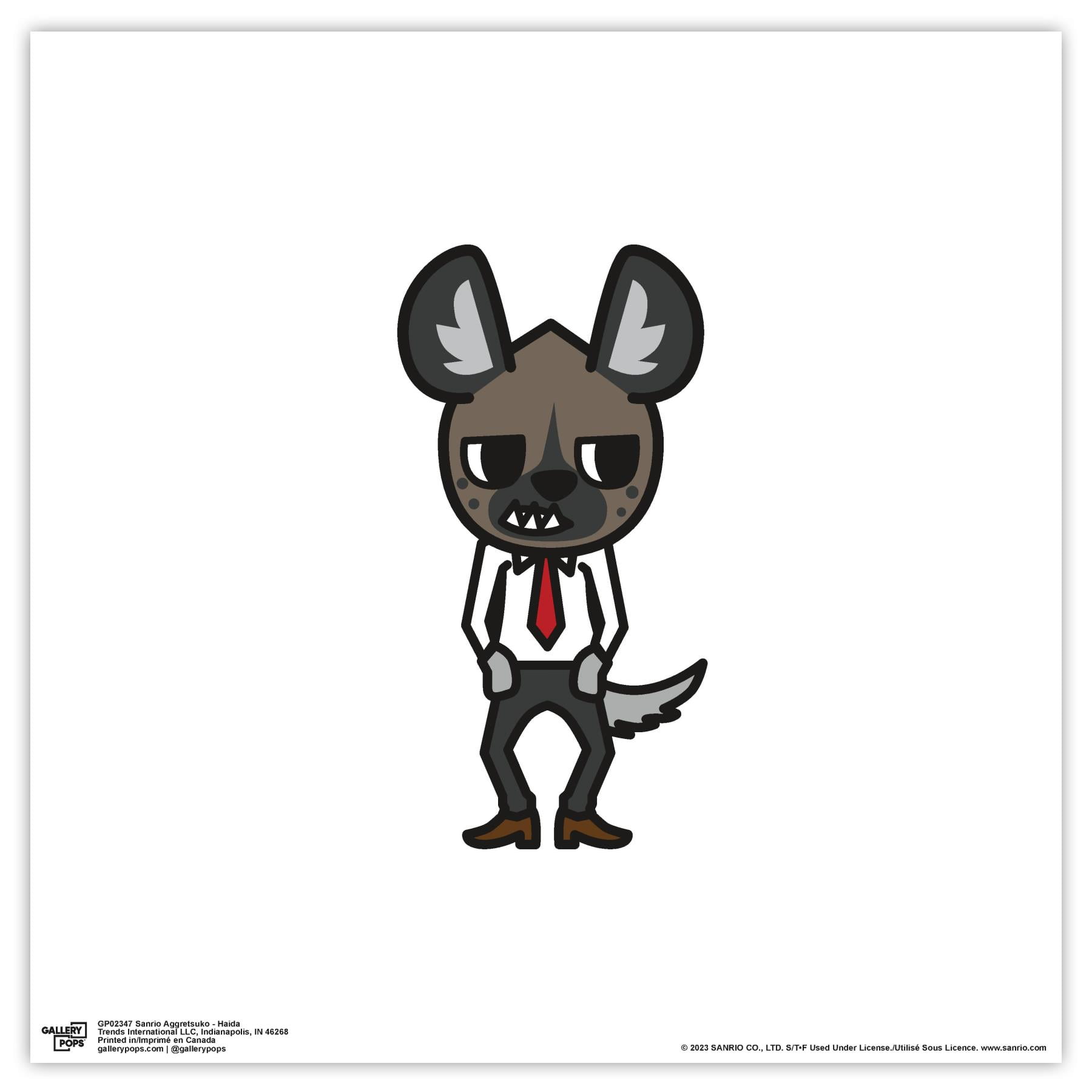 Gallery Pops Sanrio Aggretsuko - Haida Wall Art, Unframed Version, 12 ...